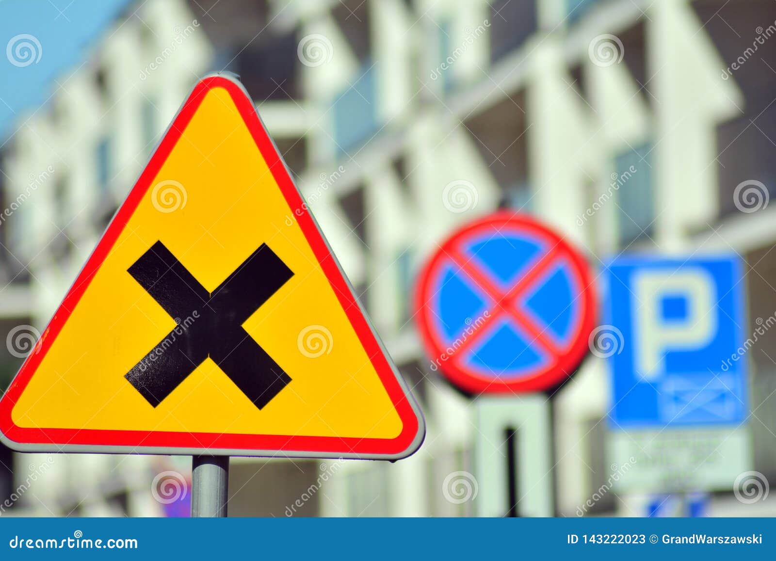 Crossroads Sign: stock image. Image of drive, direction - 143222023