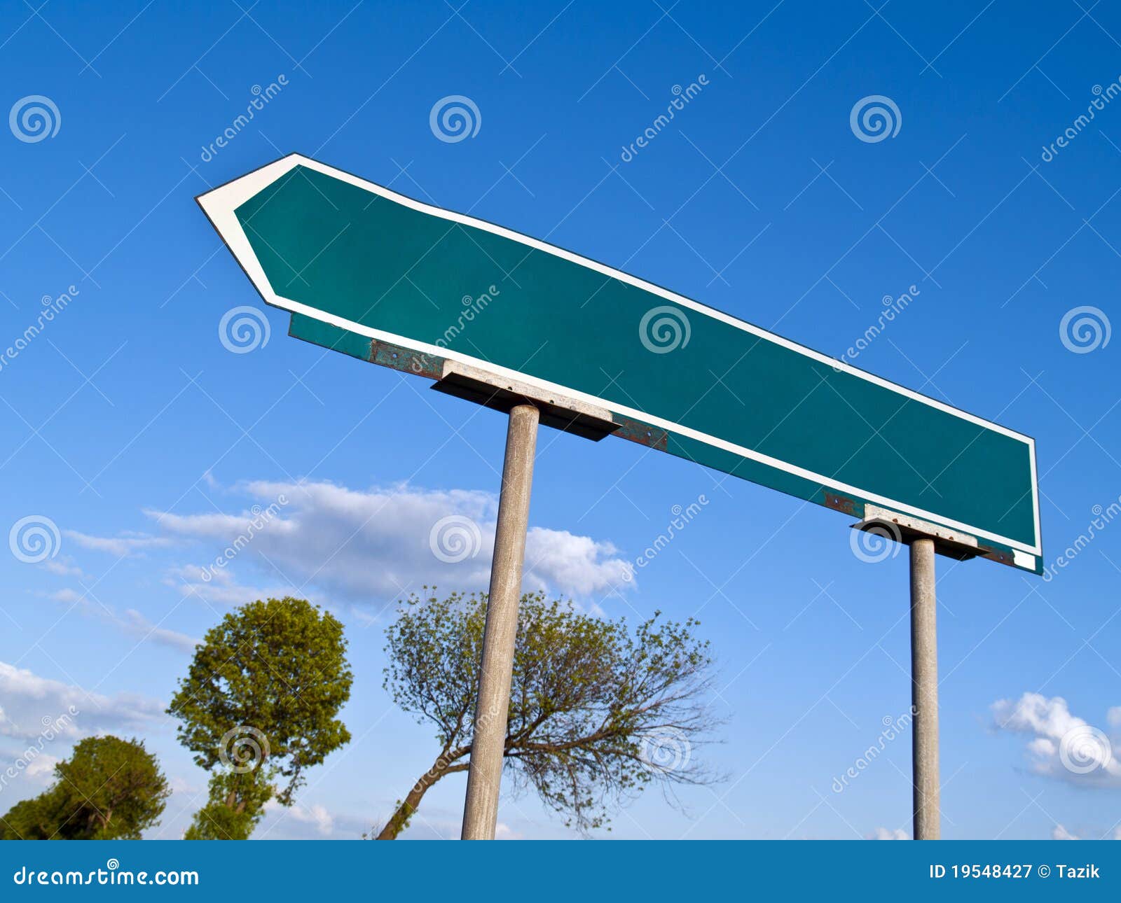 Road signpost stock image. Image of intersection, sunny - 19548427