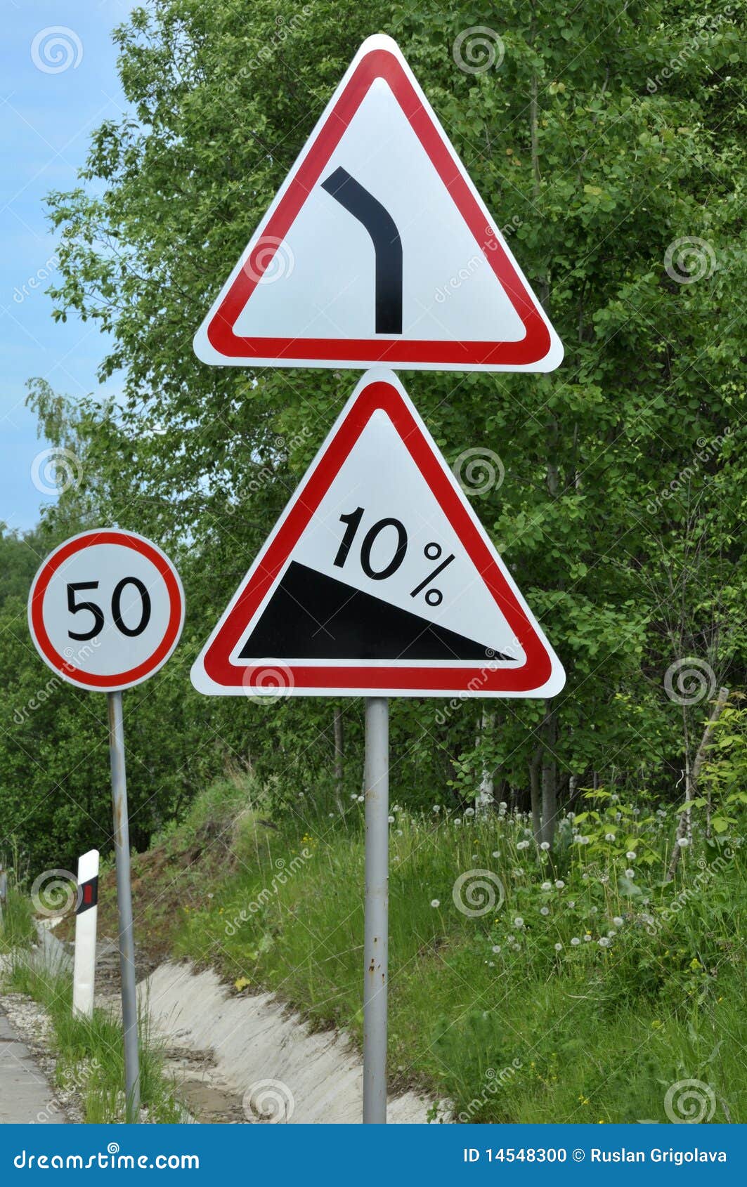 Road signs stock photo. Image of speed, rural, signs - 14548300