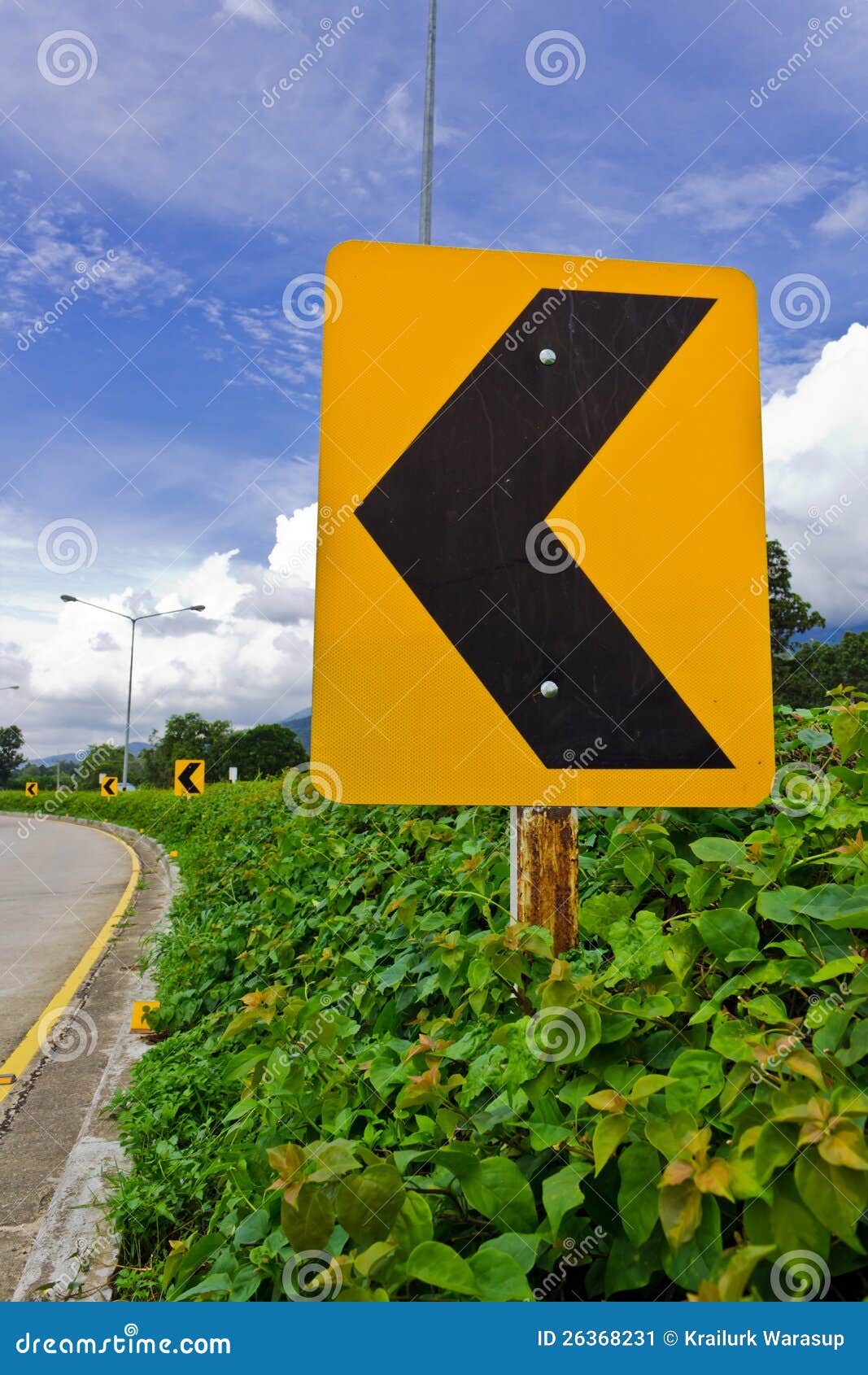 Road Signs stock image. Image of curvaceous, banner, danger - 26368231