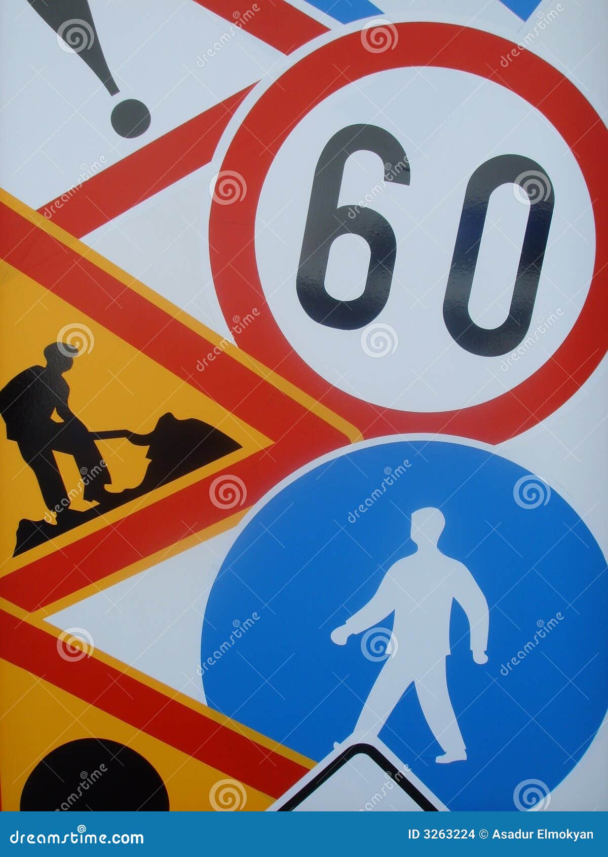 Road signs stock photo. Image of drive, plenty, control - 3263224