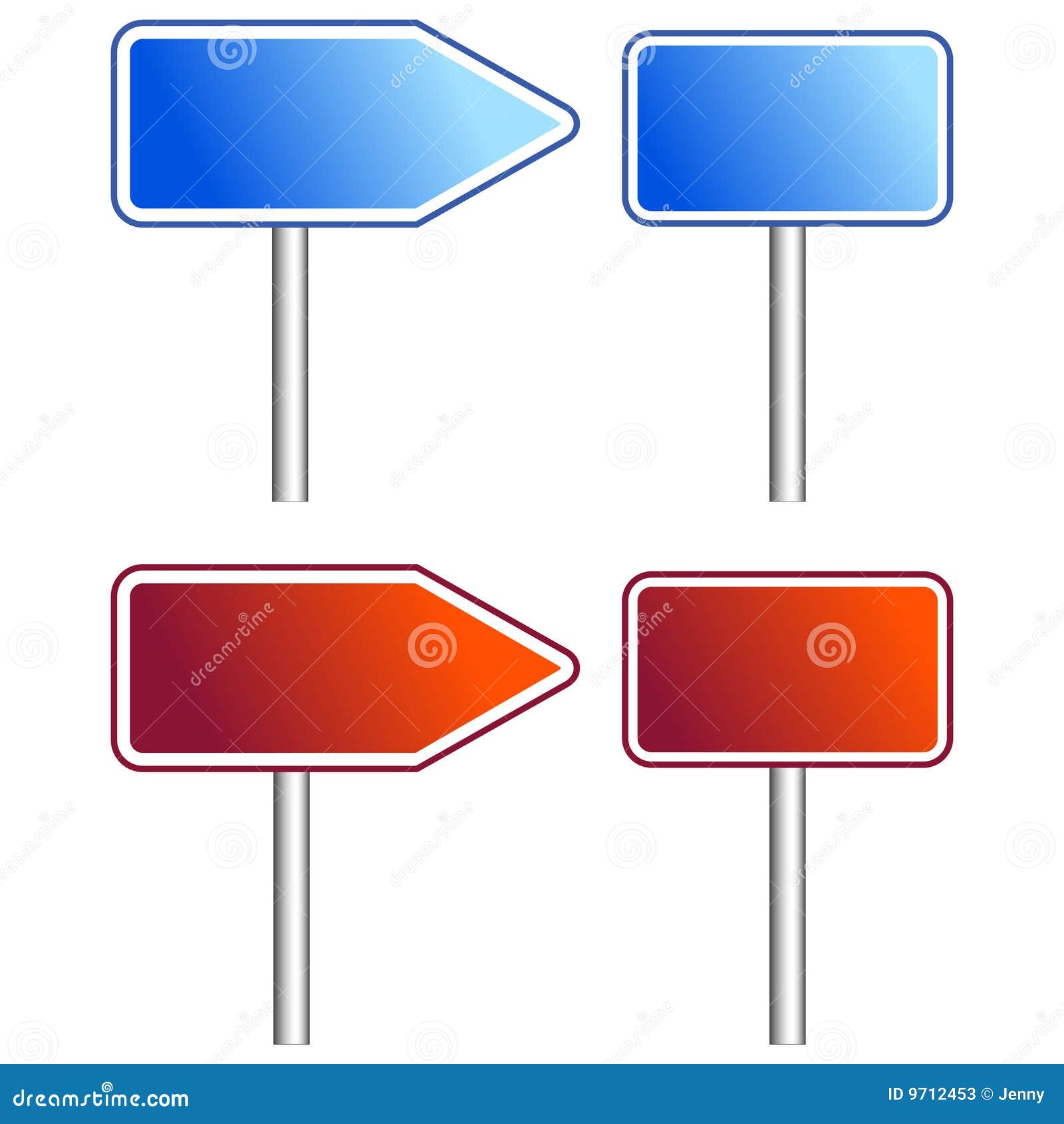 Blank Traffic Sign Clip Art