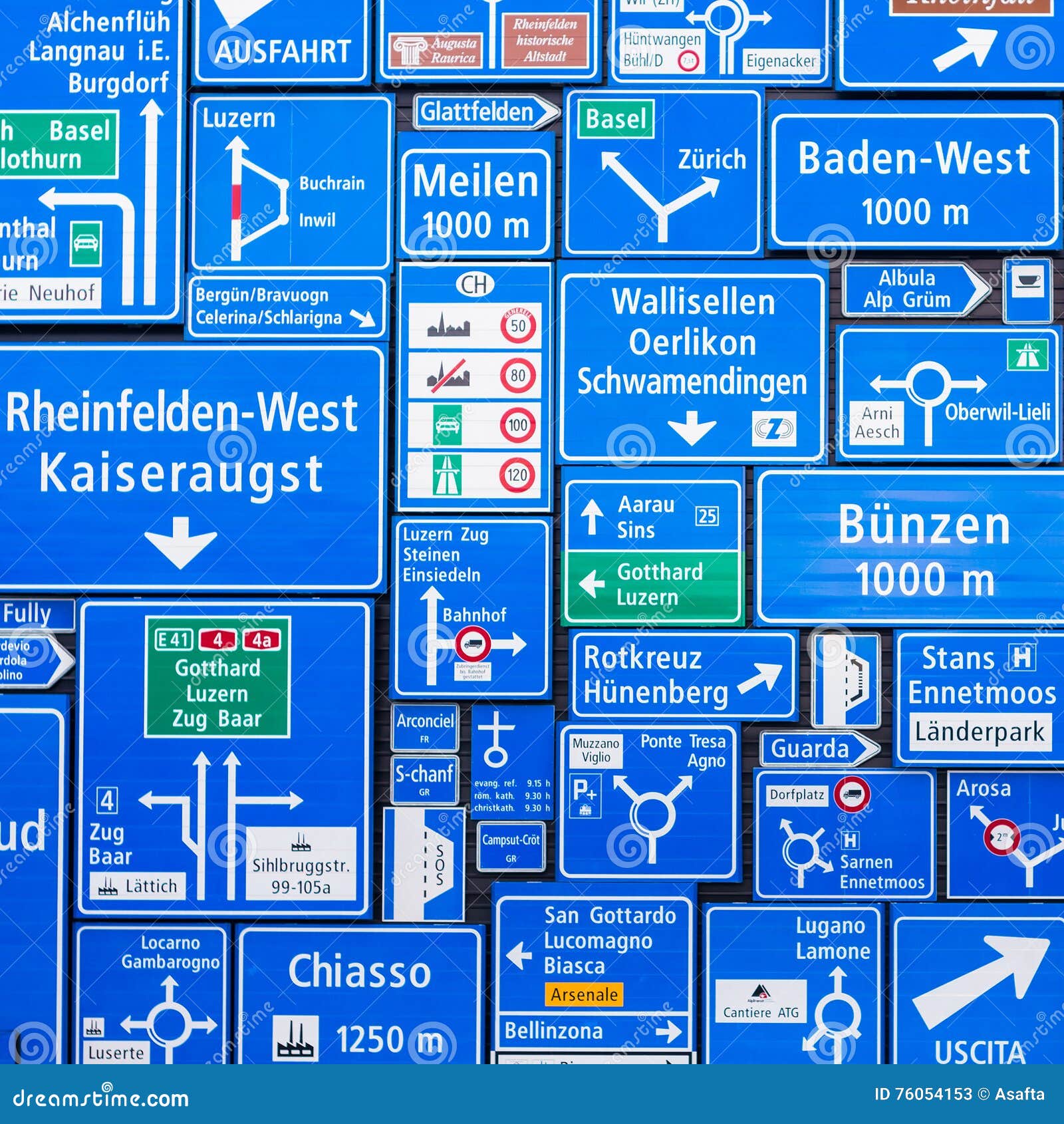 Road signs collage stock image. Image of mosaic, placard - 76054153