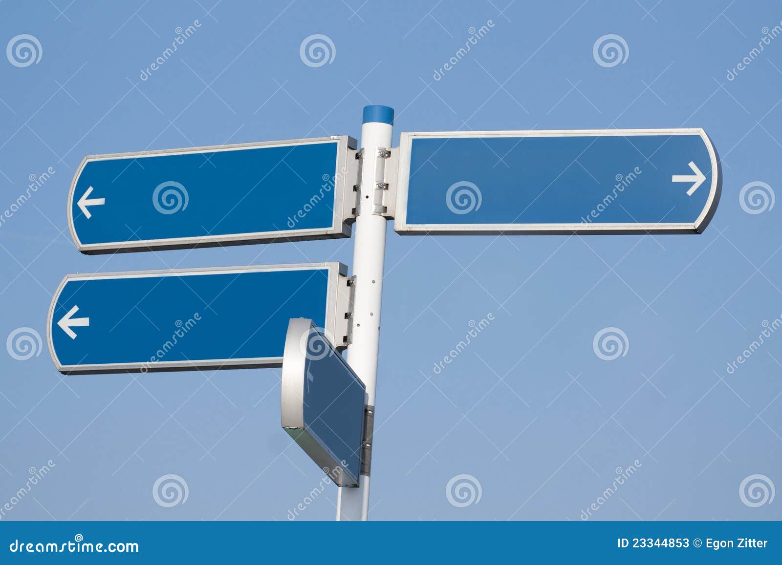 Road signs direction stock image. Image of blue, direction - 23344853