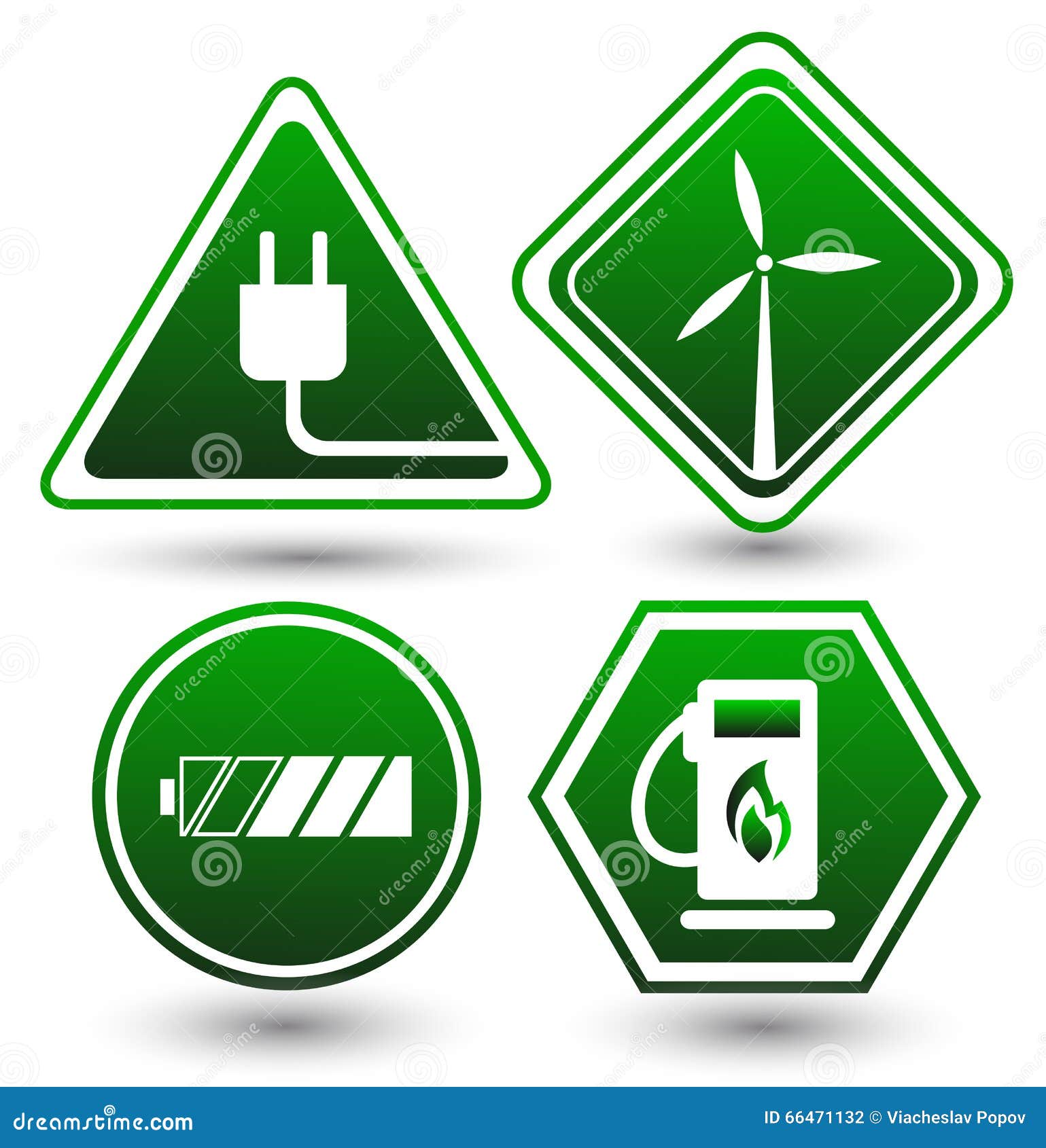 Road signs eco drive. stock vector. Illustration of environmental ...