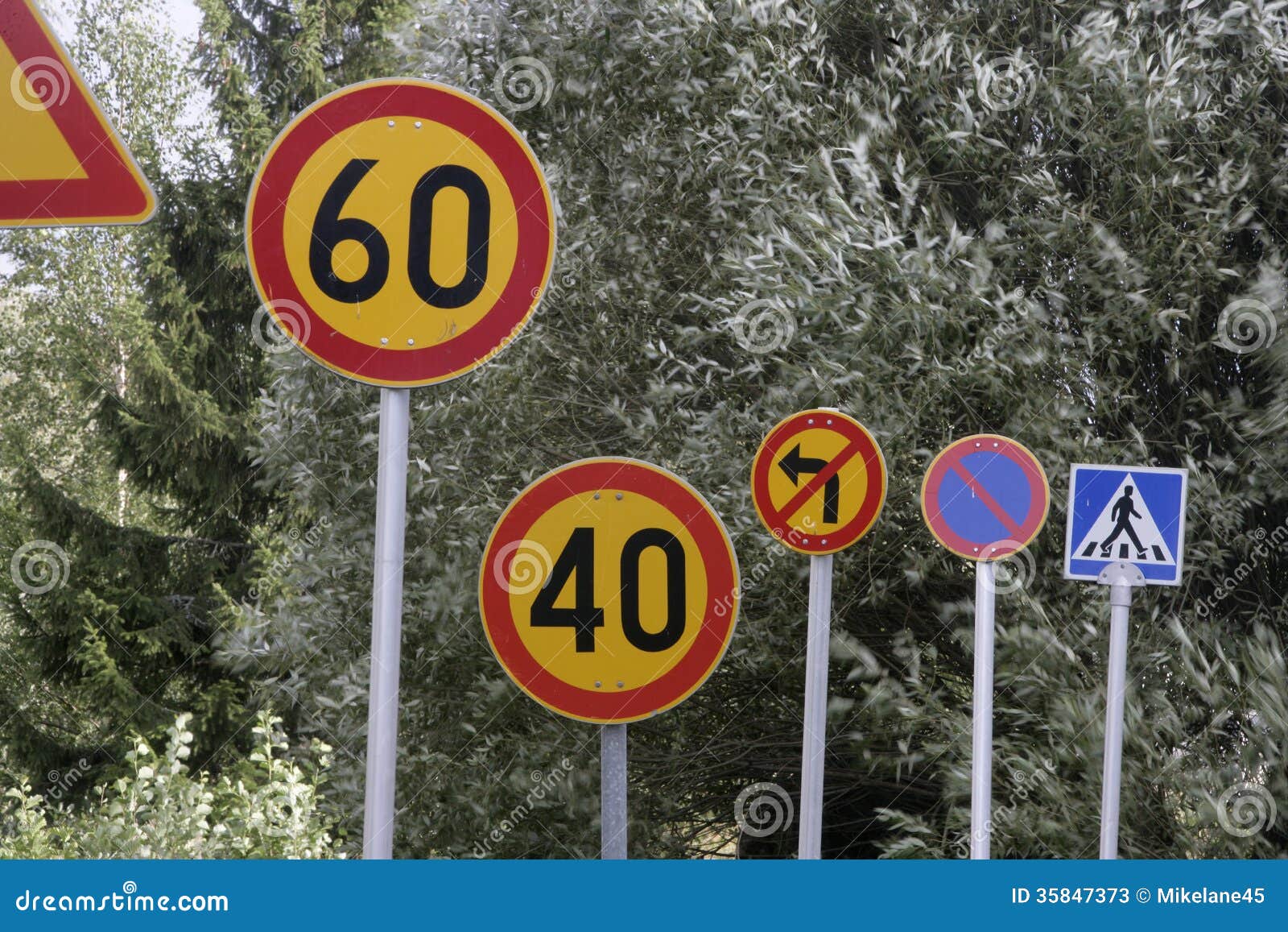 Road signs stock image. Image of signage, colourful, direction - 35847373
