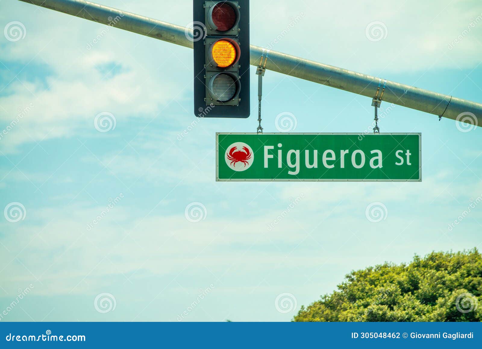 Road Signs in Monterey on a Cloudy Summer Morning Stock Photo - Image ...