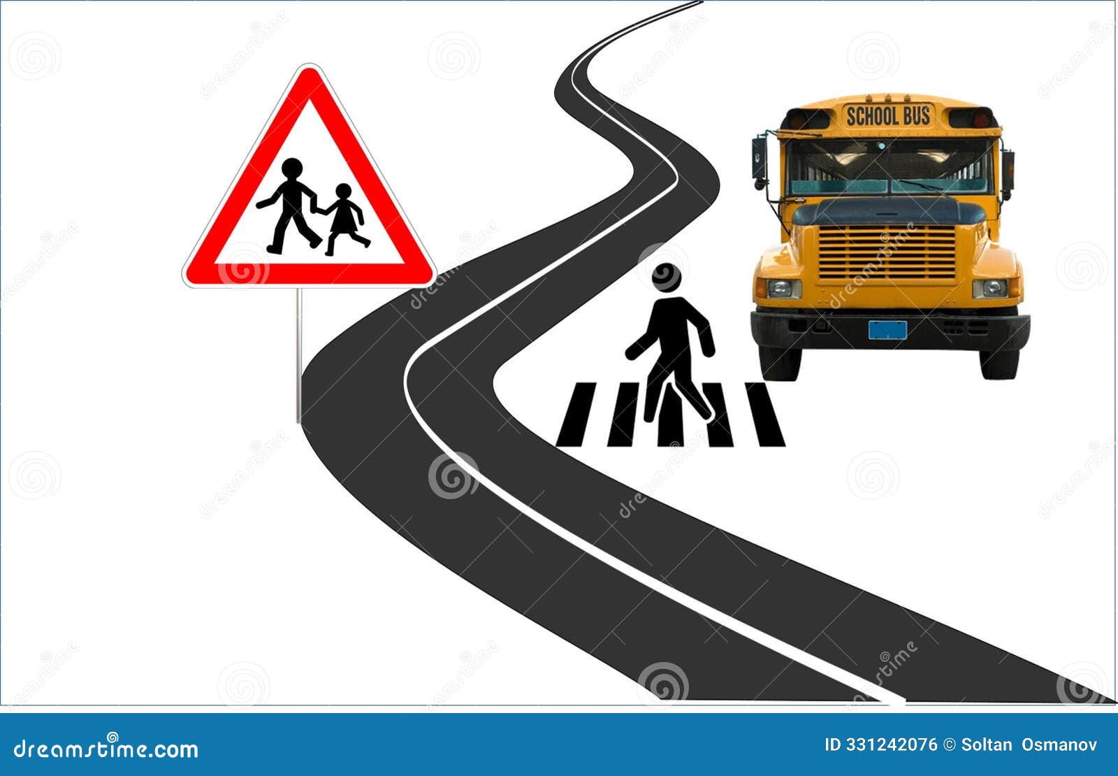 Road Signs for Multi-purpose Use. Illustration. Stock Illustration ...