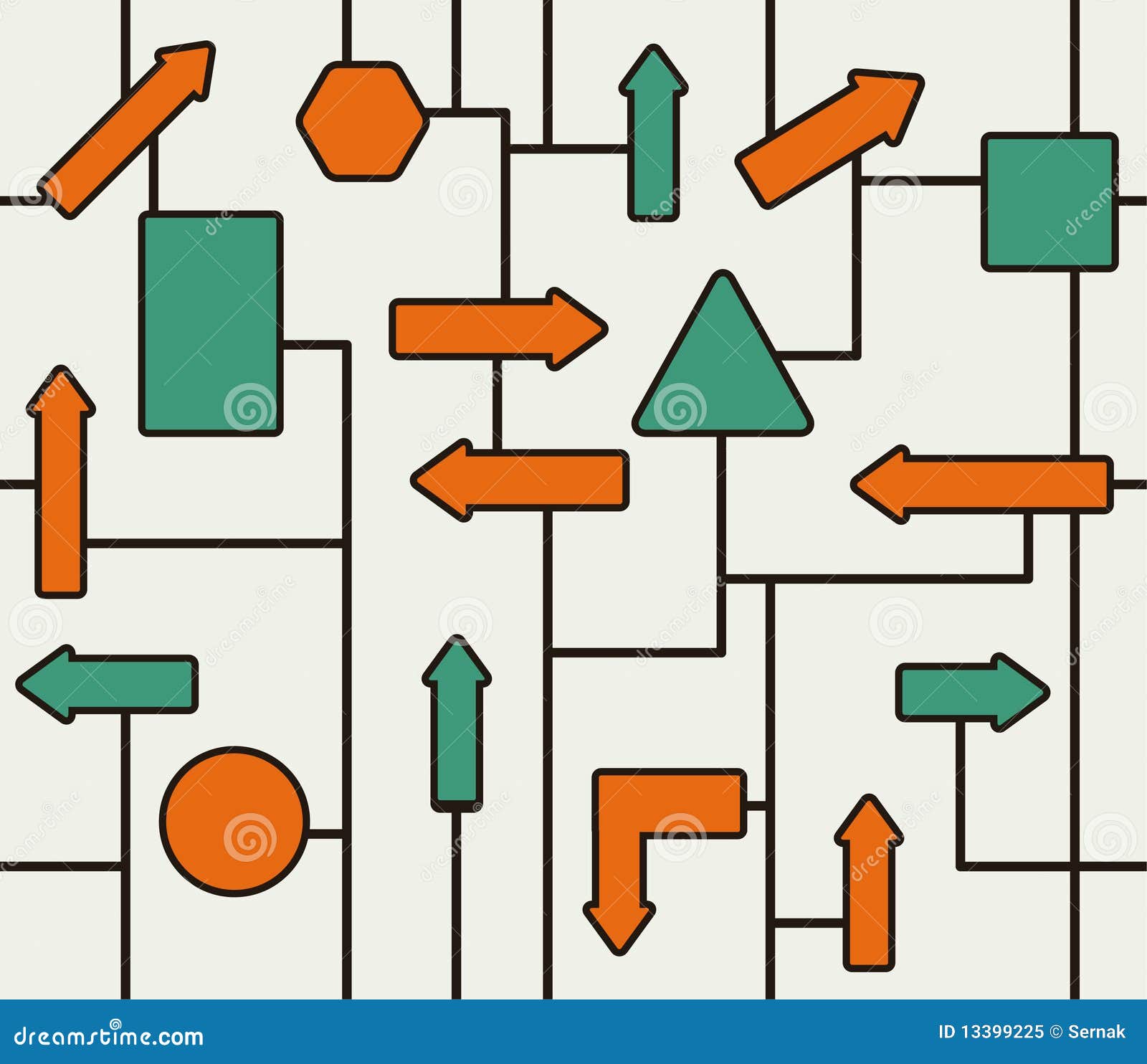 Road Signs Pattern Royalty Free Stock Photo - Image: 13399225