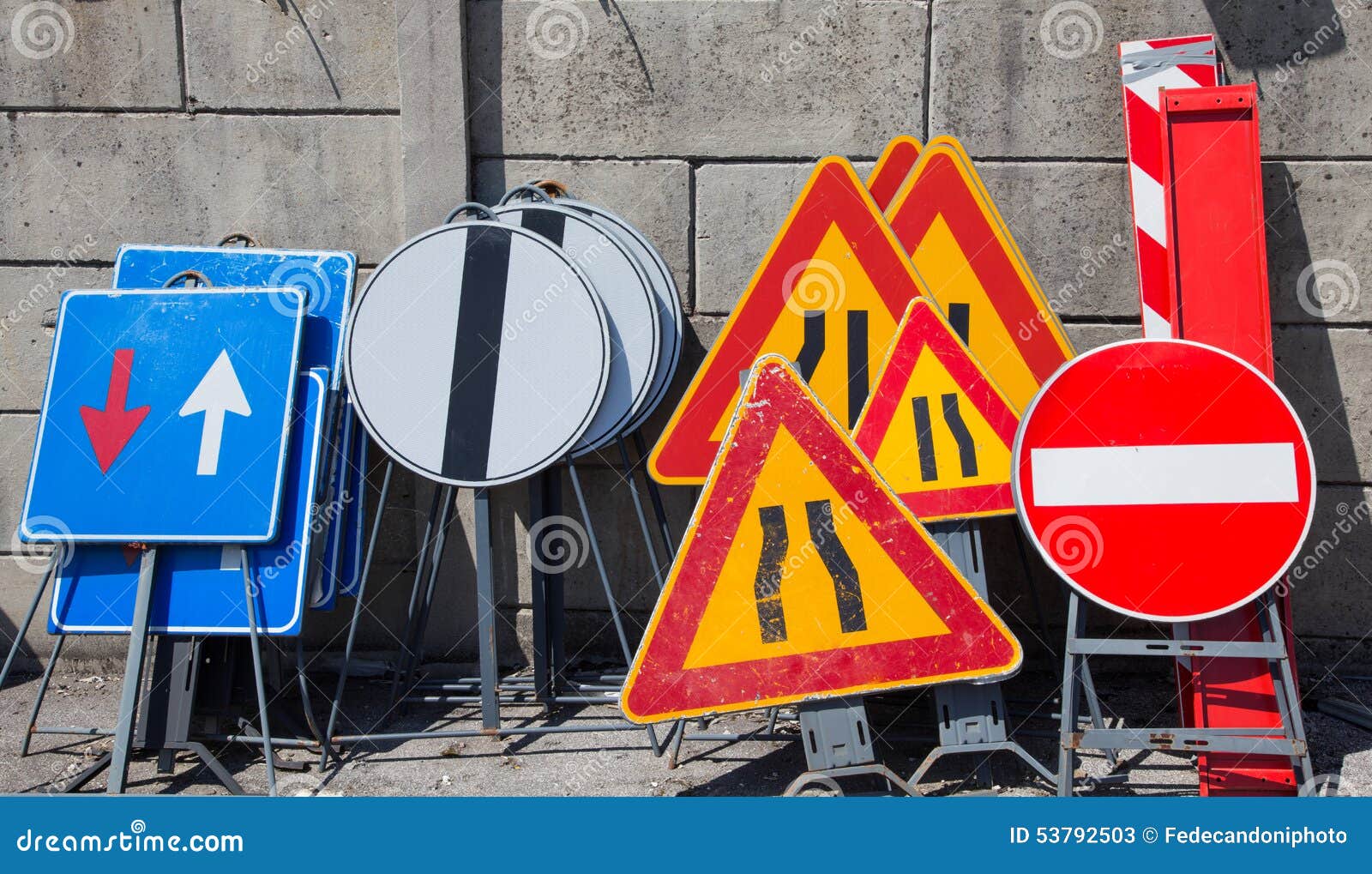 Road Signs in Police Storage Stock Image - Image of deposit, signs ...