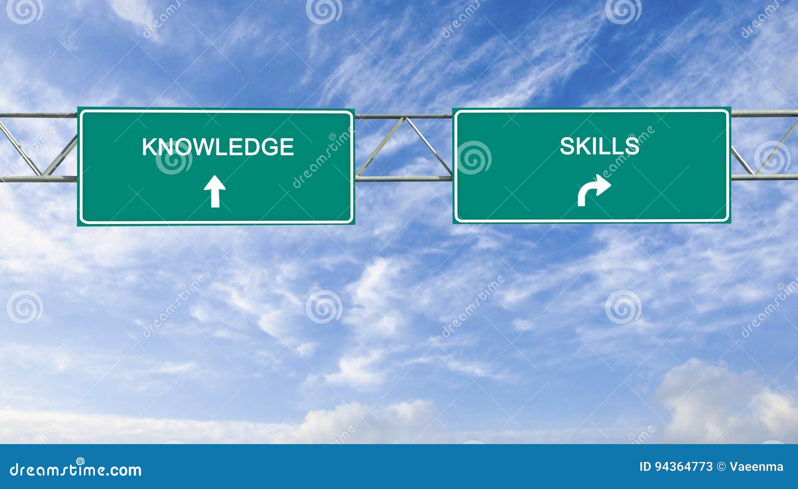 Knowledge and skills stock illustration. Illustration of education ...