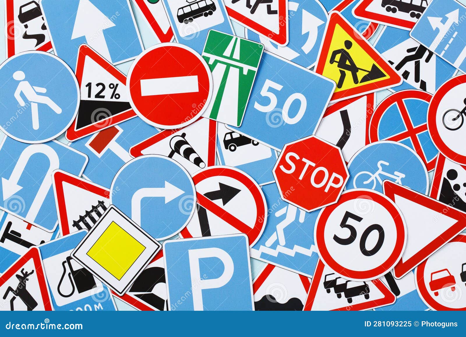 Traffic Symbols On The Memorial Bridge Royalty-Free Stock Photo ...