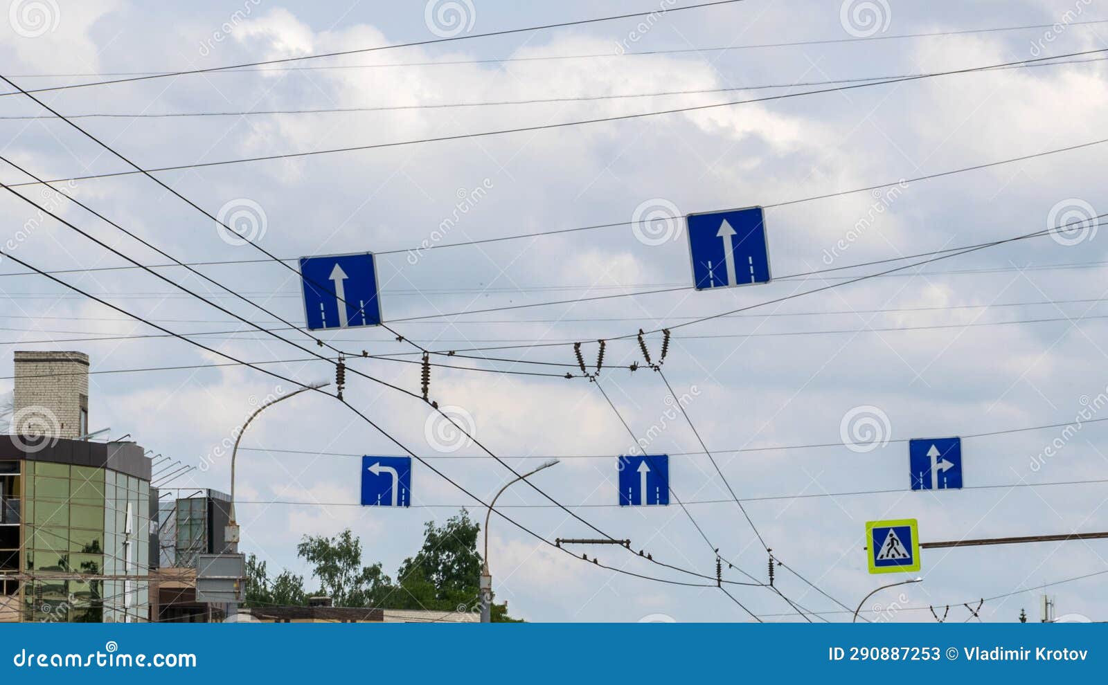 Road signs stock image. Image of highway, arrow, attention - 290887253