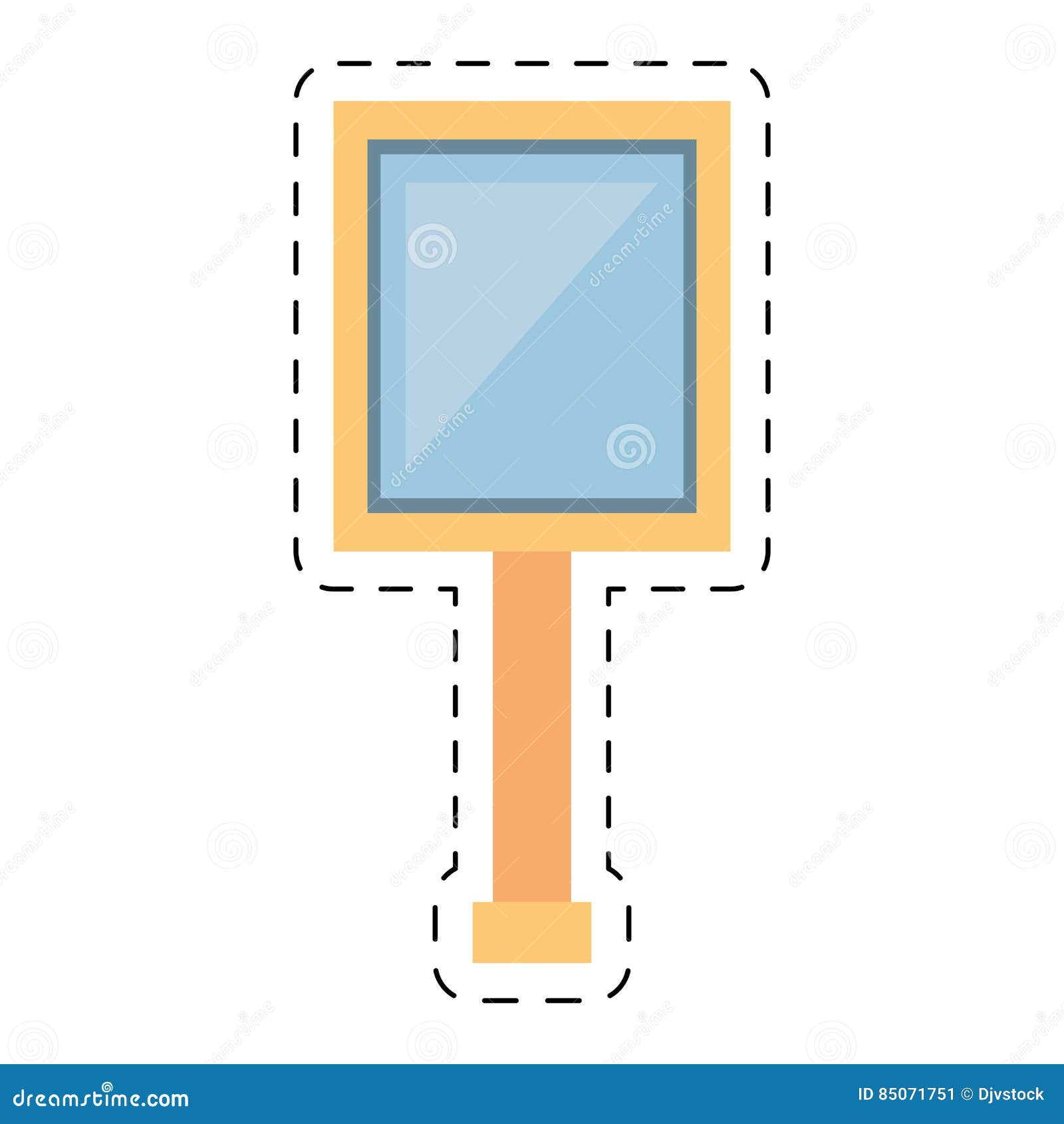 Sing Board Crocodile Cartoon Emotion Background Vector Illustration ...