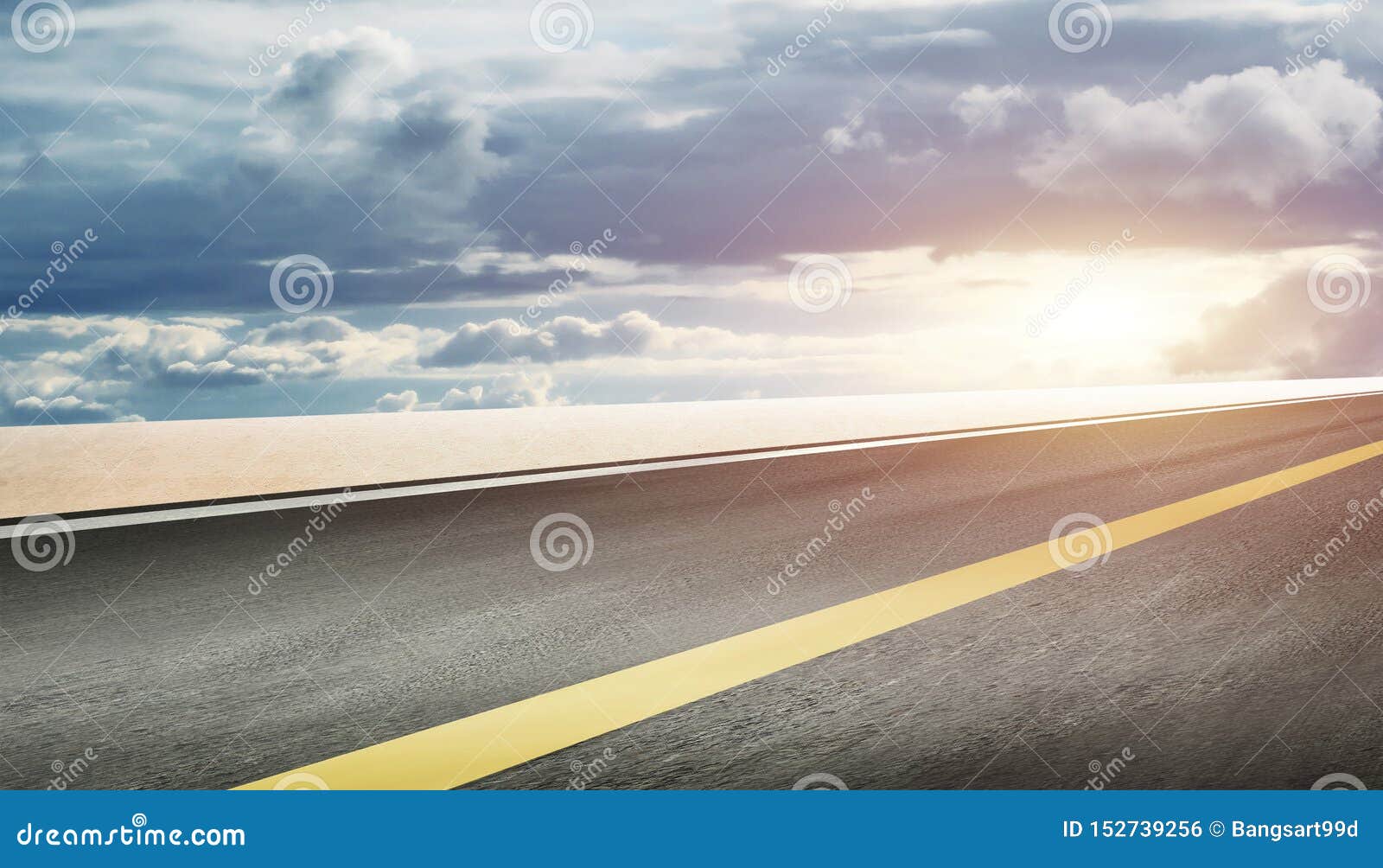 The Road And Sky Background Stock Photo - Image of journey, grass ...