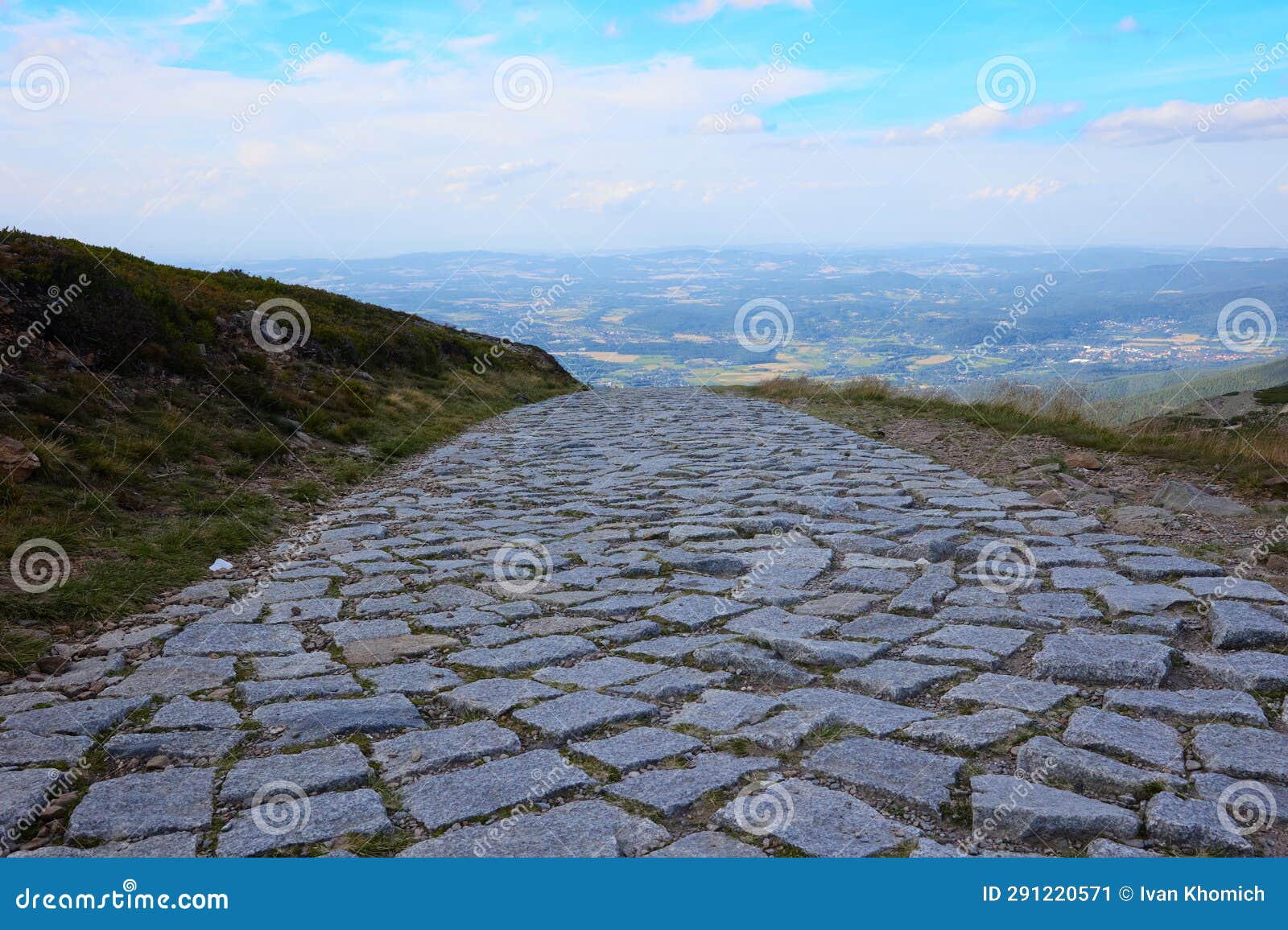 The Road from the Sky (peaks) To the Earth Stock Image - Image of peak ...