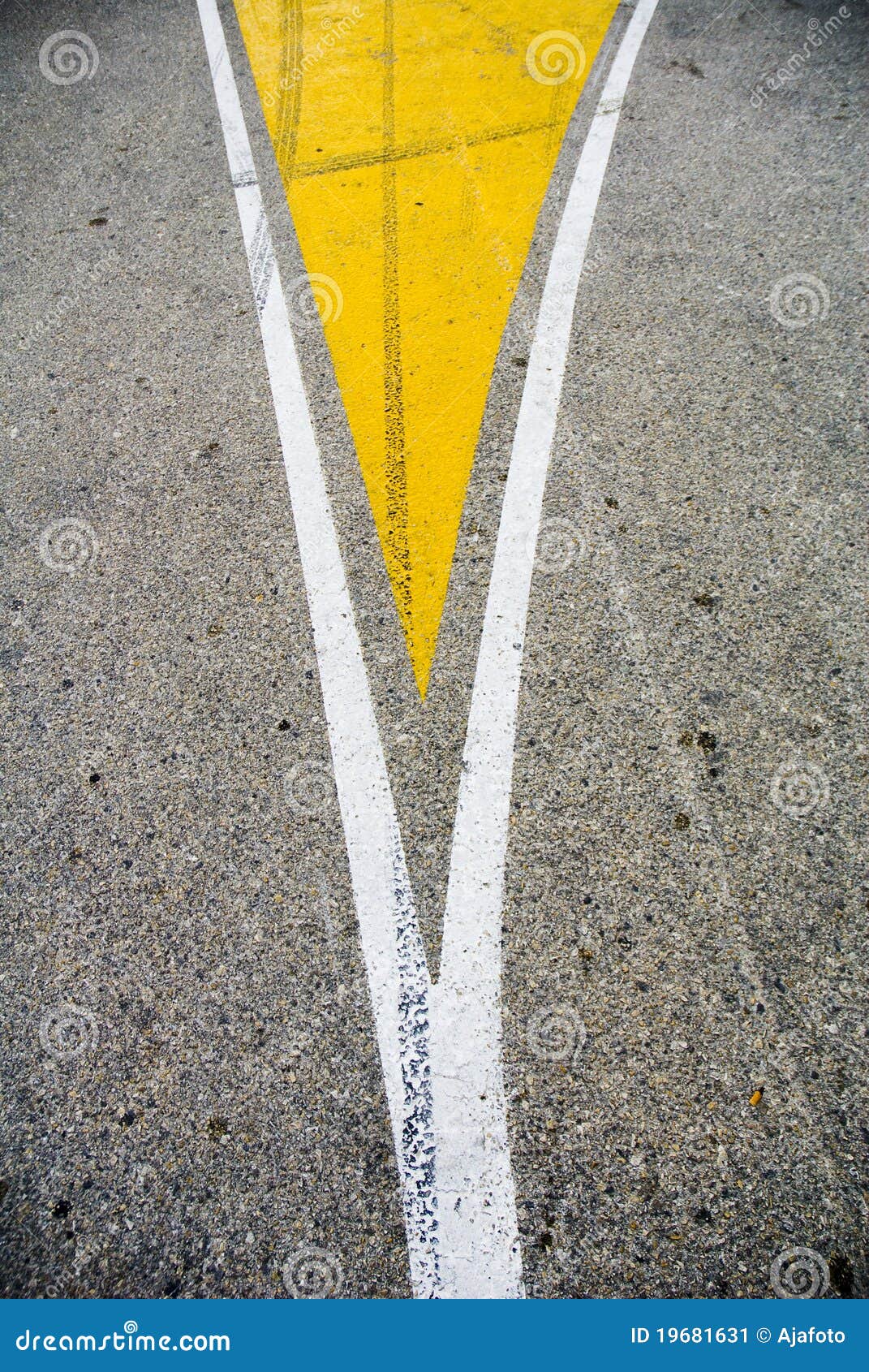Road split stock image. Image of asphalt, abstract, lane - 19681631