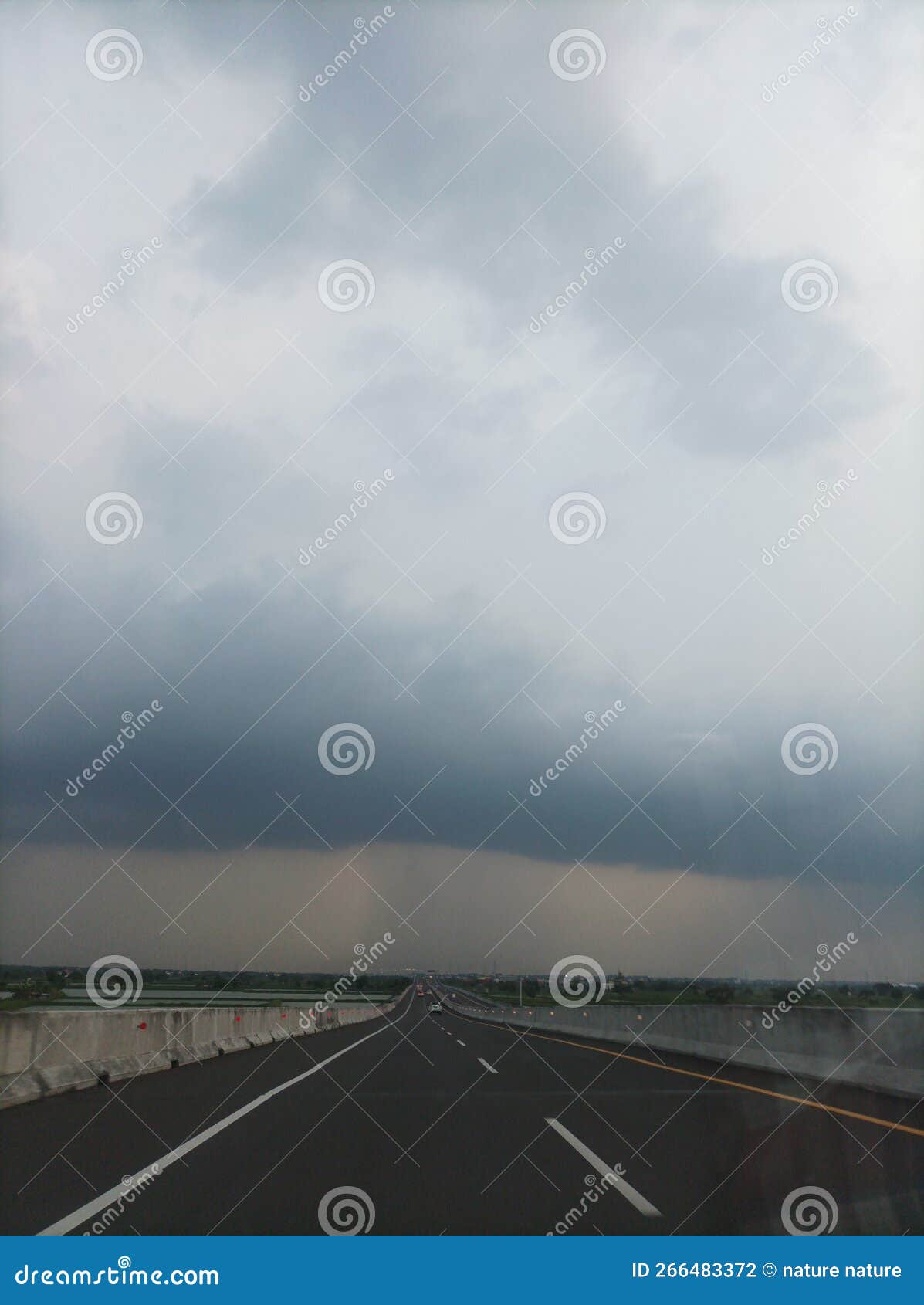 Road and Storm in a Monday Rainy Day Stock Photo - Image of monday ...