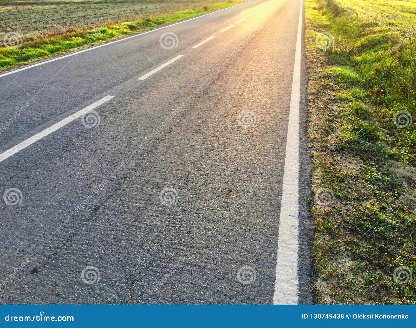 Road, Sunlight Reflected Off Asphalt Stock Photo - Image of travel ...