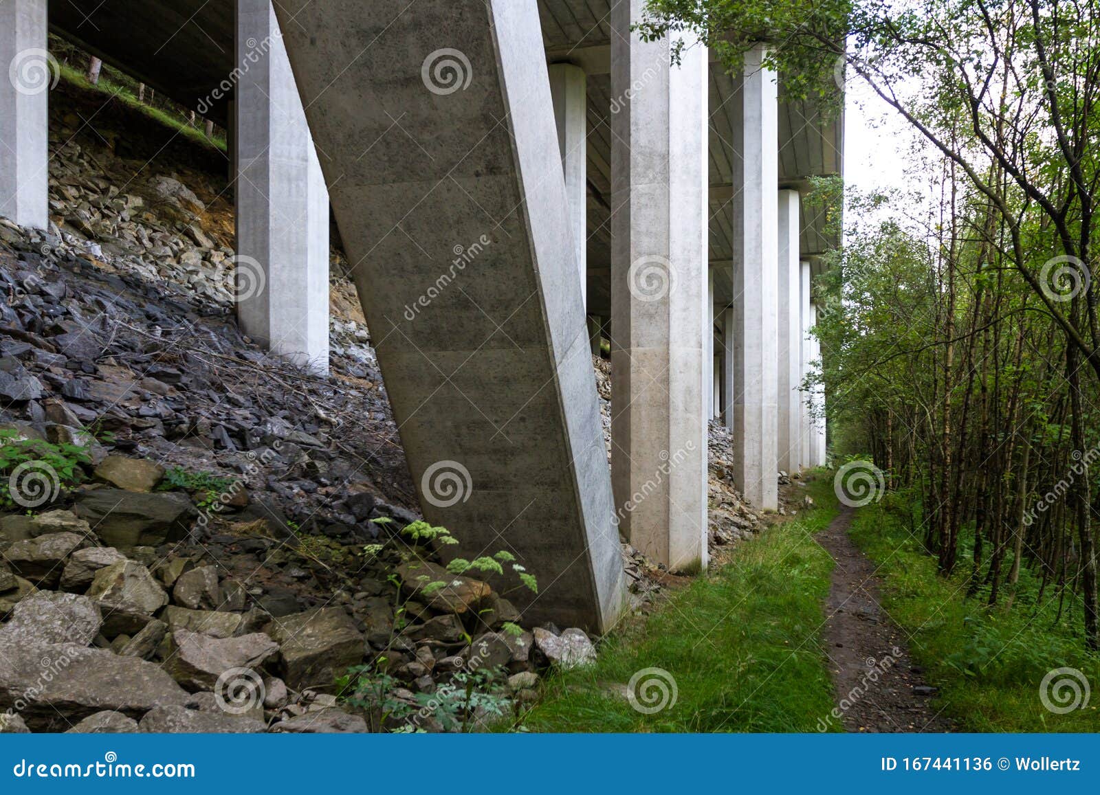 Road Support System in the Highlands Stock Photo - Image of outdoor ...