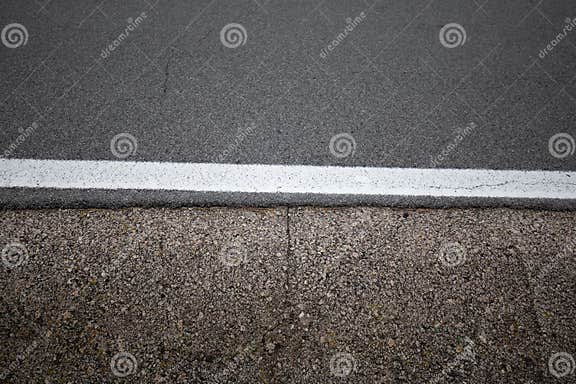 Road Surface and Ditch with Lines Stock Photo - Image of ditch ...