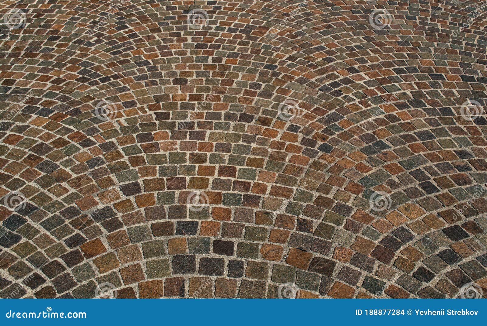 Road Surface in the Form of Colored Pavers Stock Photo - Image of ...