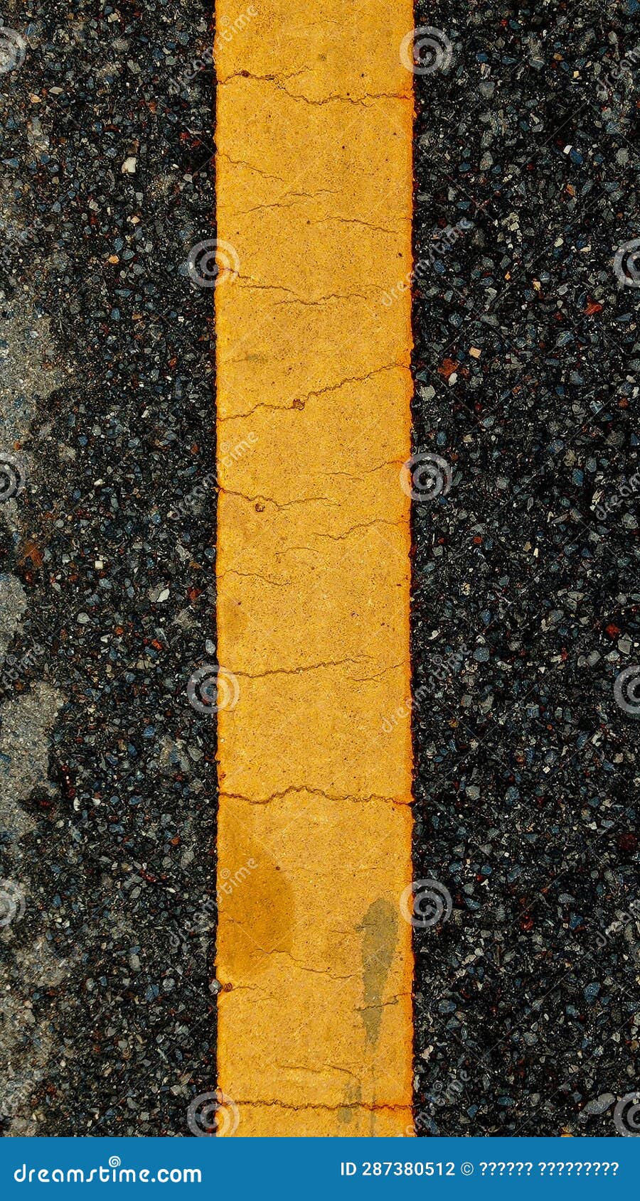 Road Surface with a Yellow Stripe in the Middle. Background, Wallpaper ...