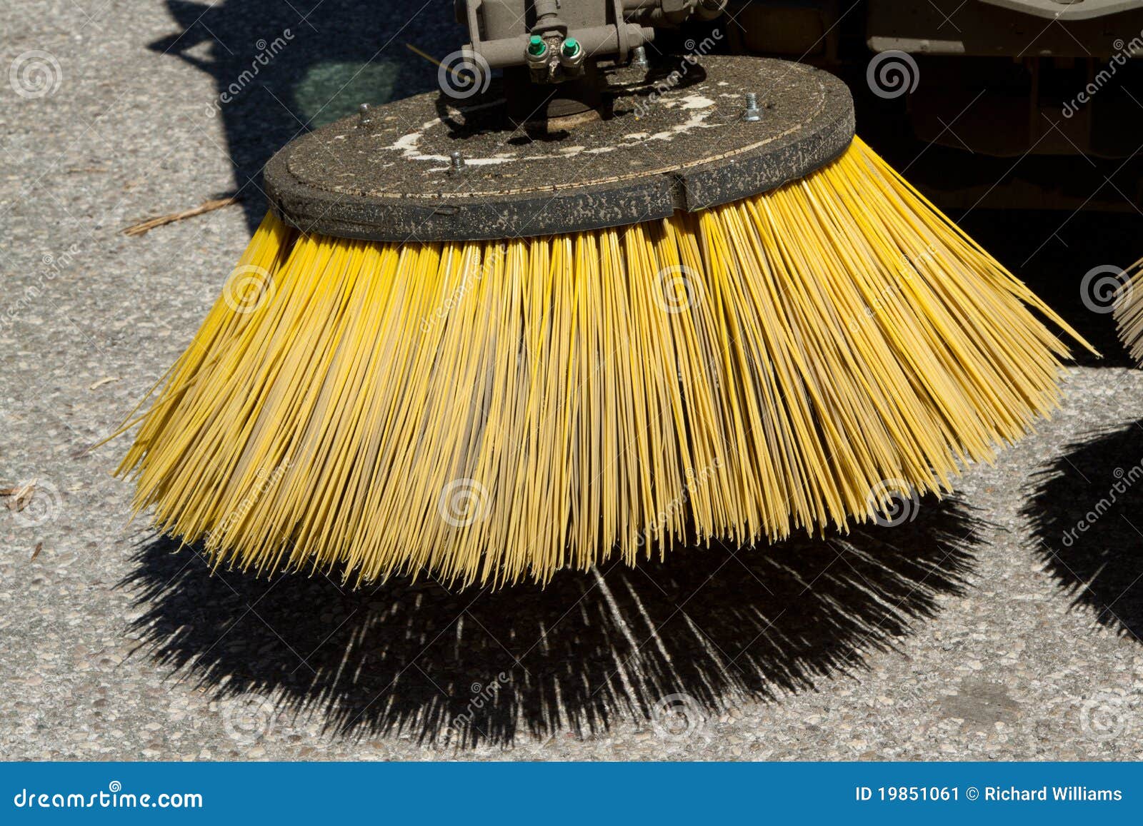 Road Sweeper Brush. Stock Image - Image: 19851061