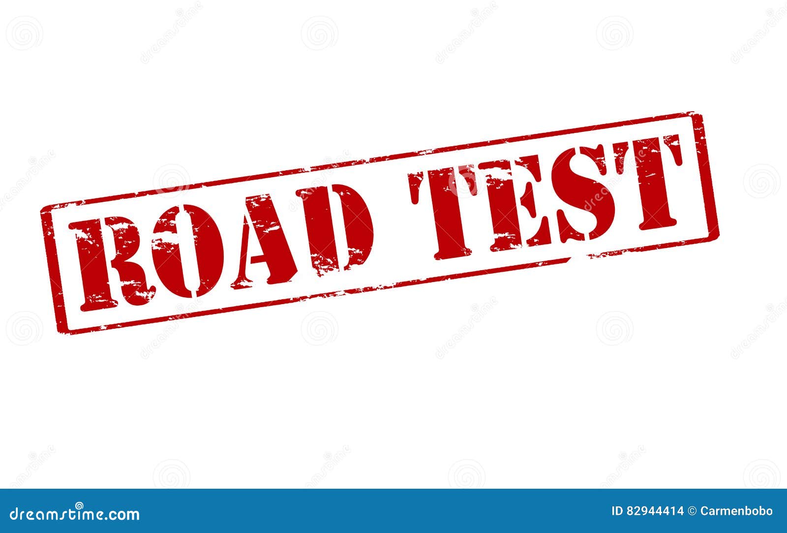 Road test stock illustration. Illustration of text, sign - 82944414