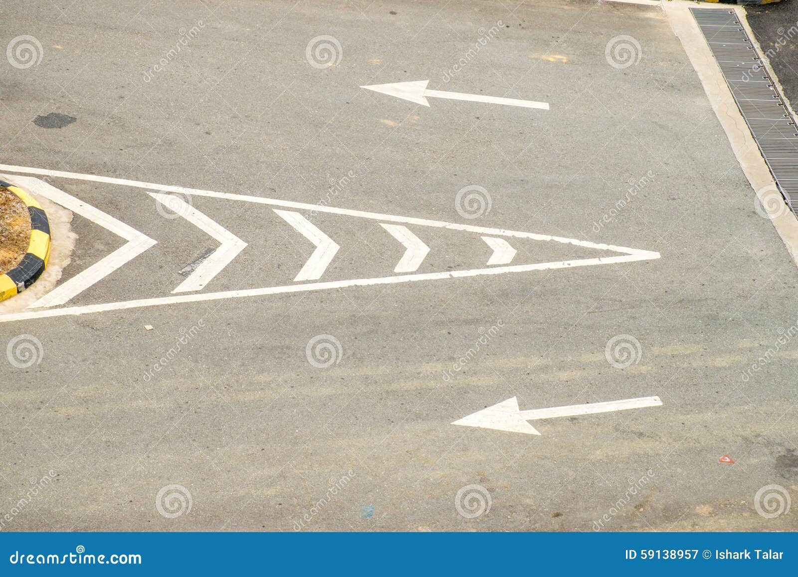 Road Texture with Two Crossroad Stock Image - Image of material, arrow ...