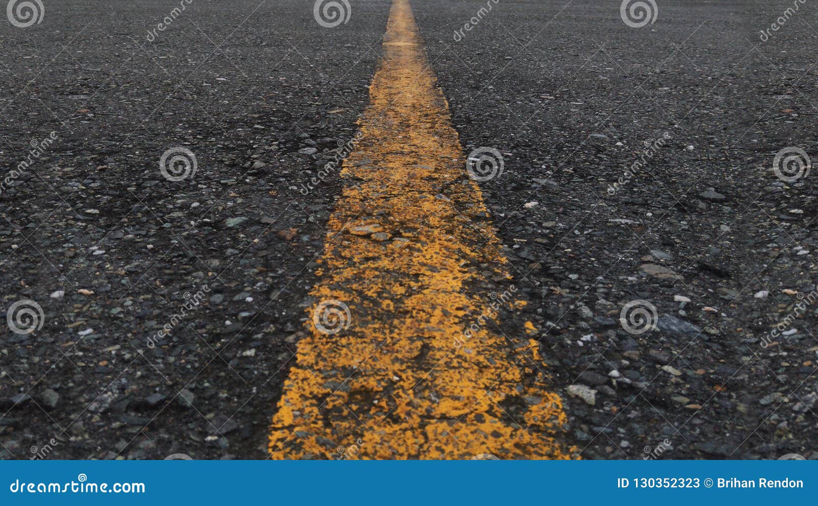 Road Texture with Yellow Line Stock Image - Image of roadway, line ...