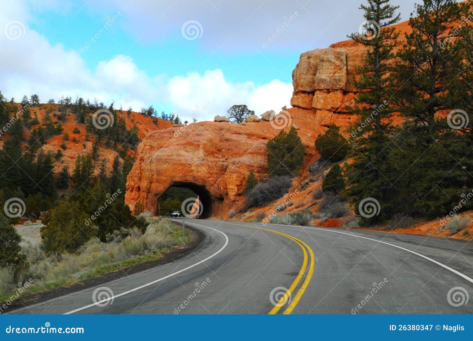 Road to Bryce Canyon stock image. Image of rock, vacation - 26380347