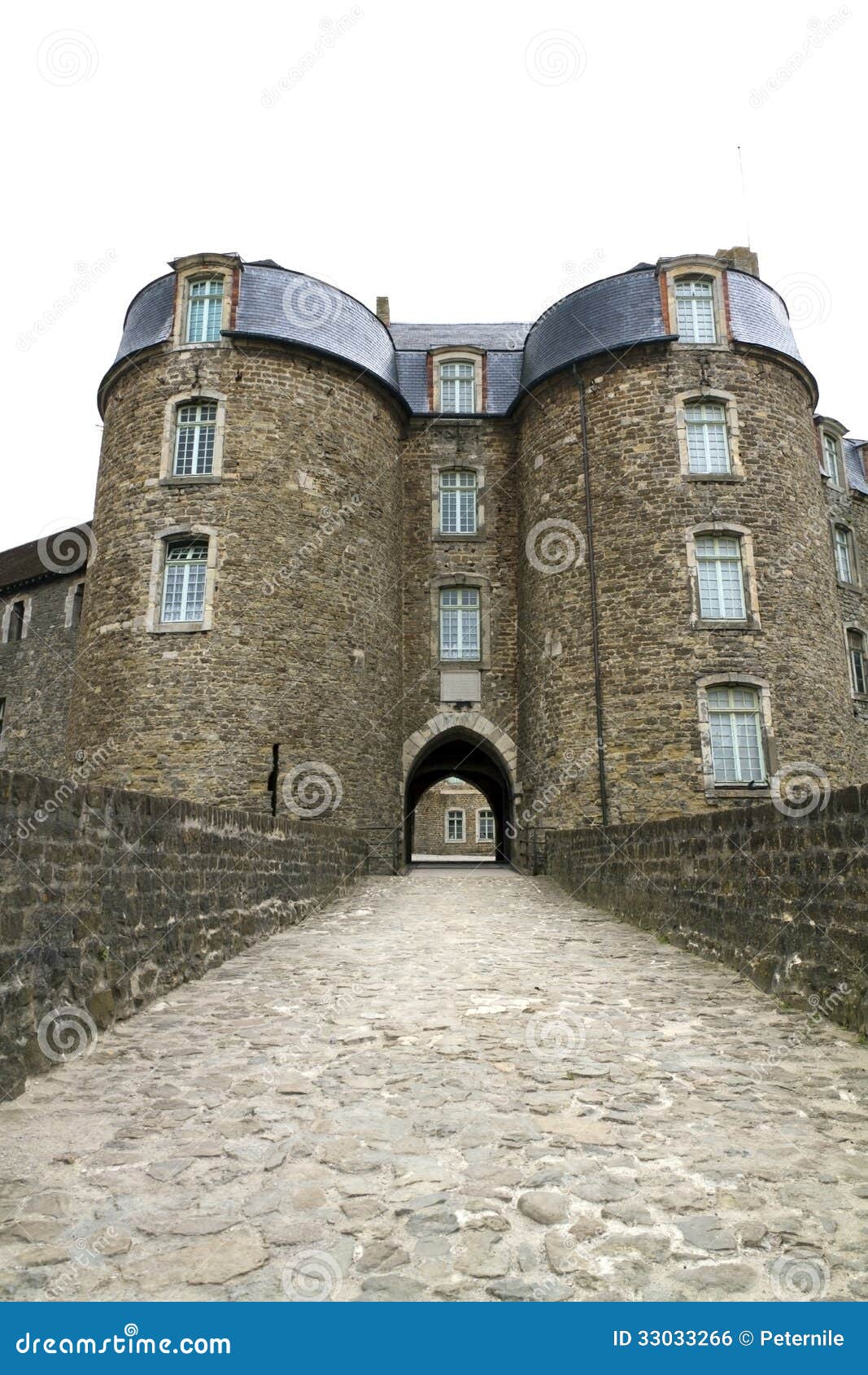 Road to castle stock photo. Image of path, rouen, road - 33033266
