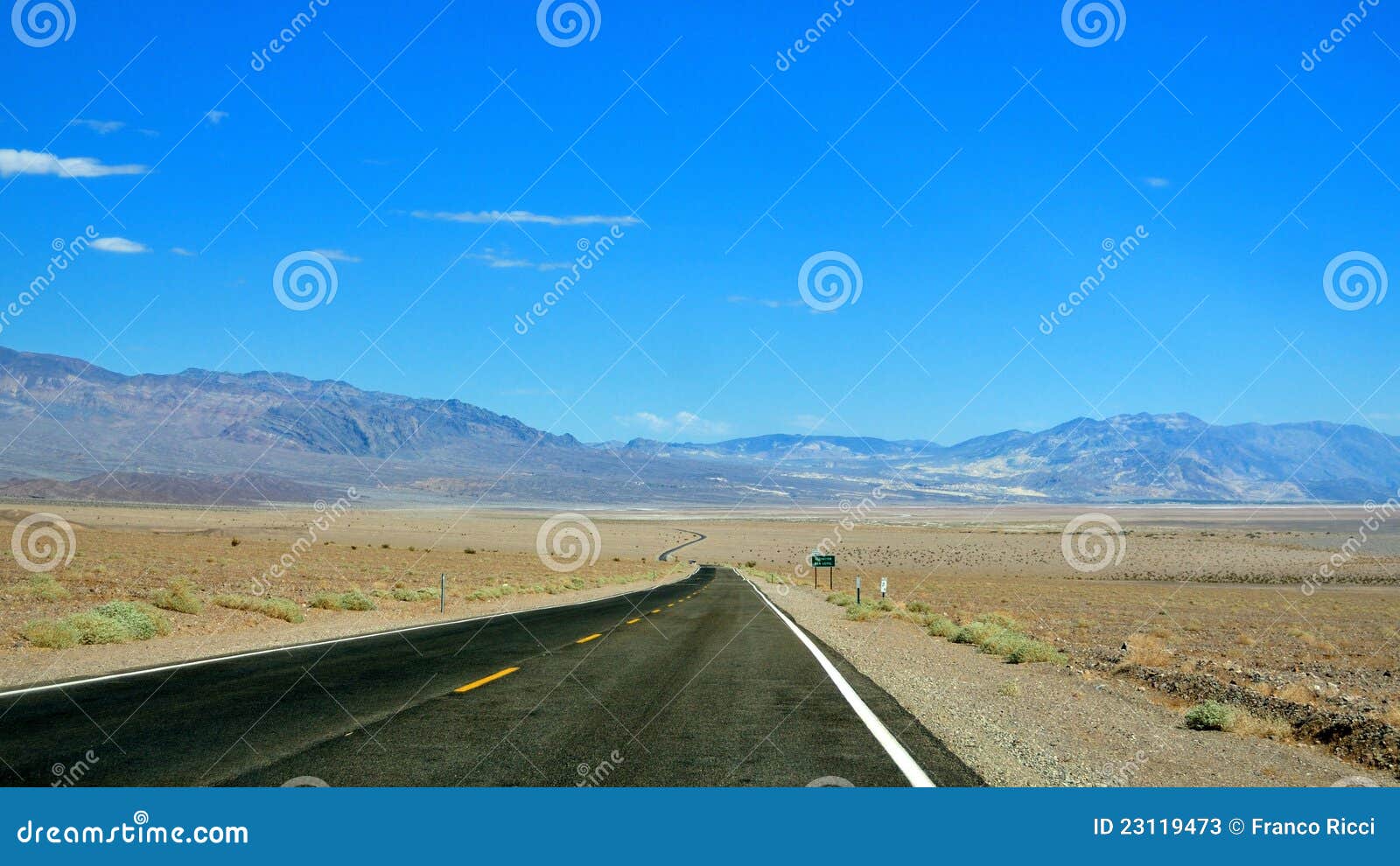 Road To Death Valley, Nevada Stock Image - Image of arch, climbing ...