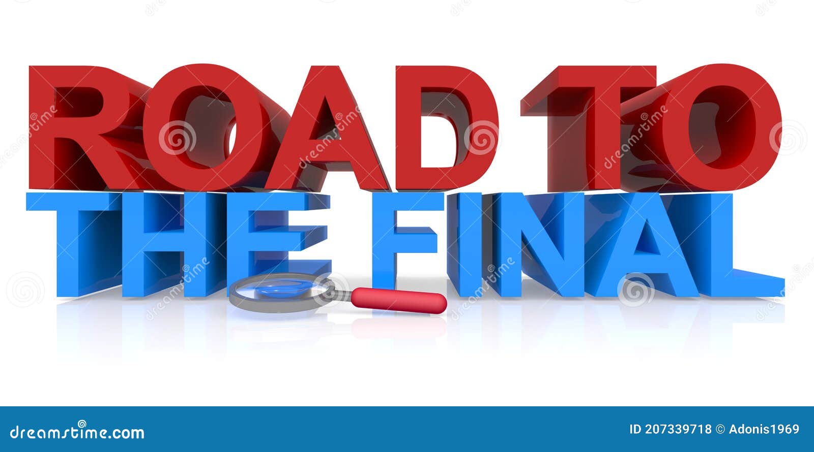 Road to the final on white stock photo. Image of dollar - 207339718