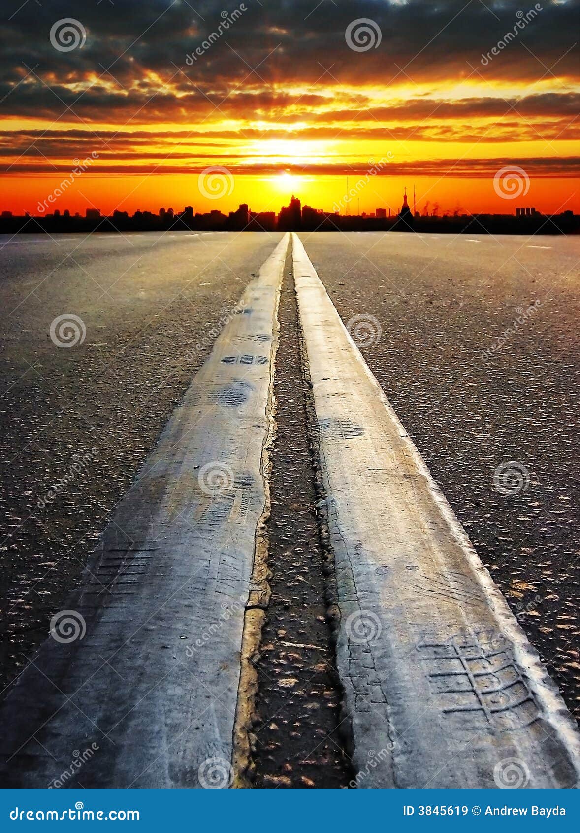 Road to the future stock image. Image of routes, asphalt - 3845619