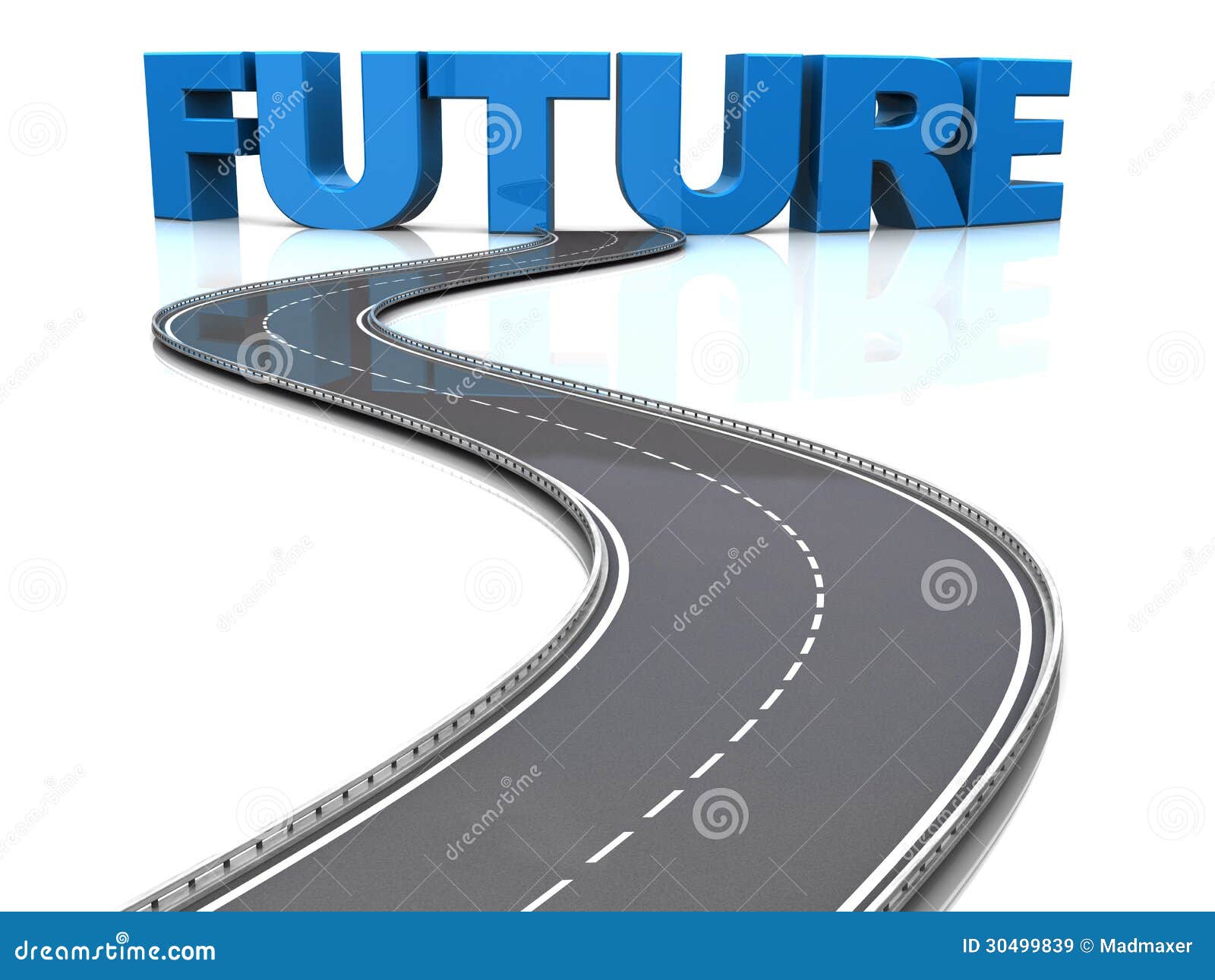 Road to future stock illustration. Illustration of challenge - 30499839