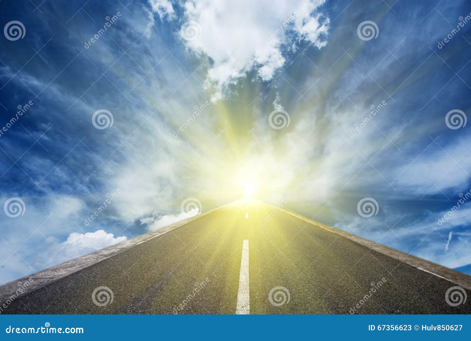 Road to glowing stock image. Image of dramatic, direction - 67356623