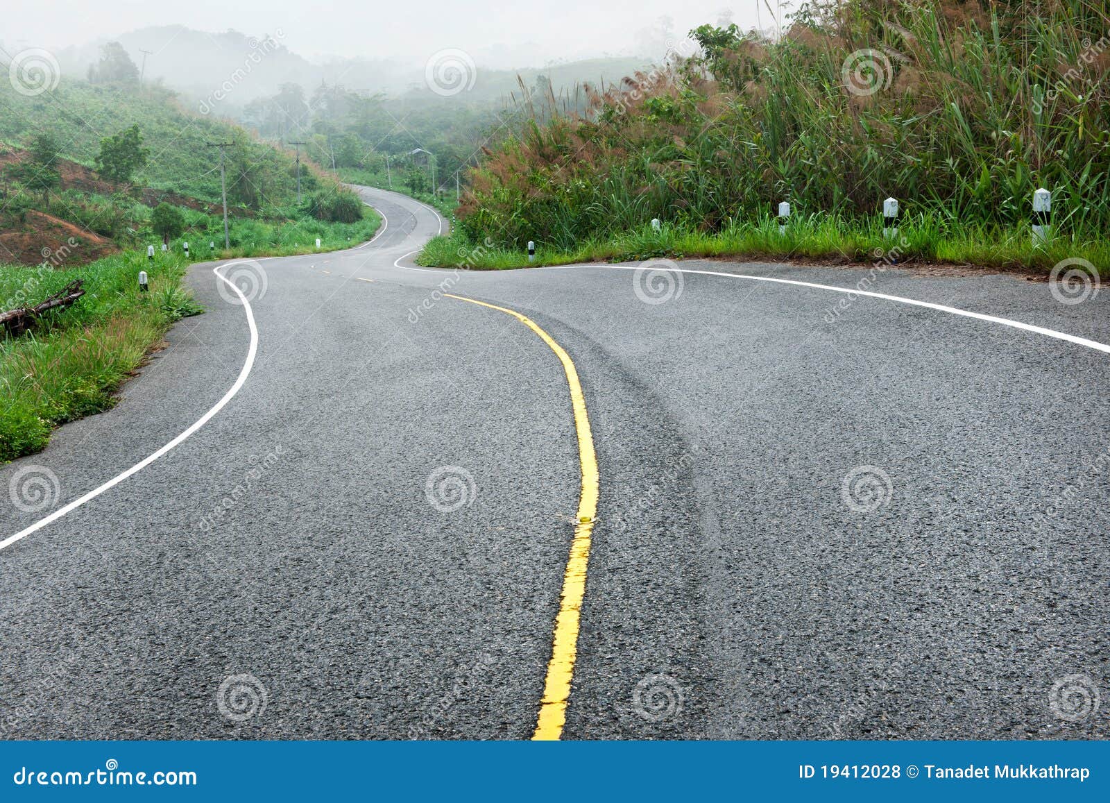 Road to hill stock photo. Image of lane, good, shape - 19412028