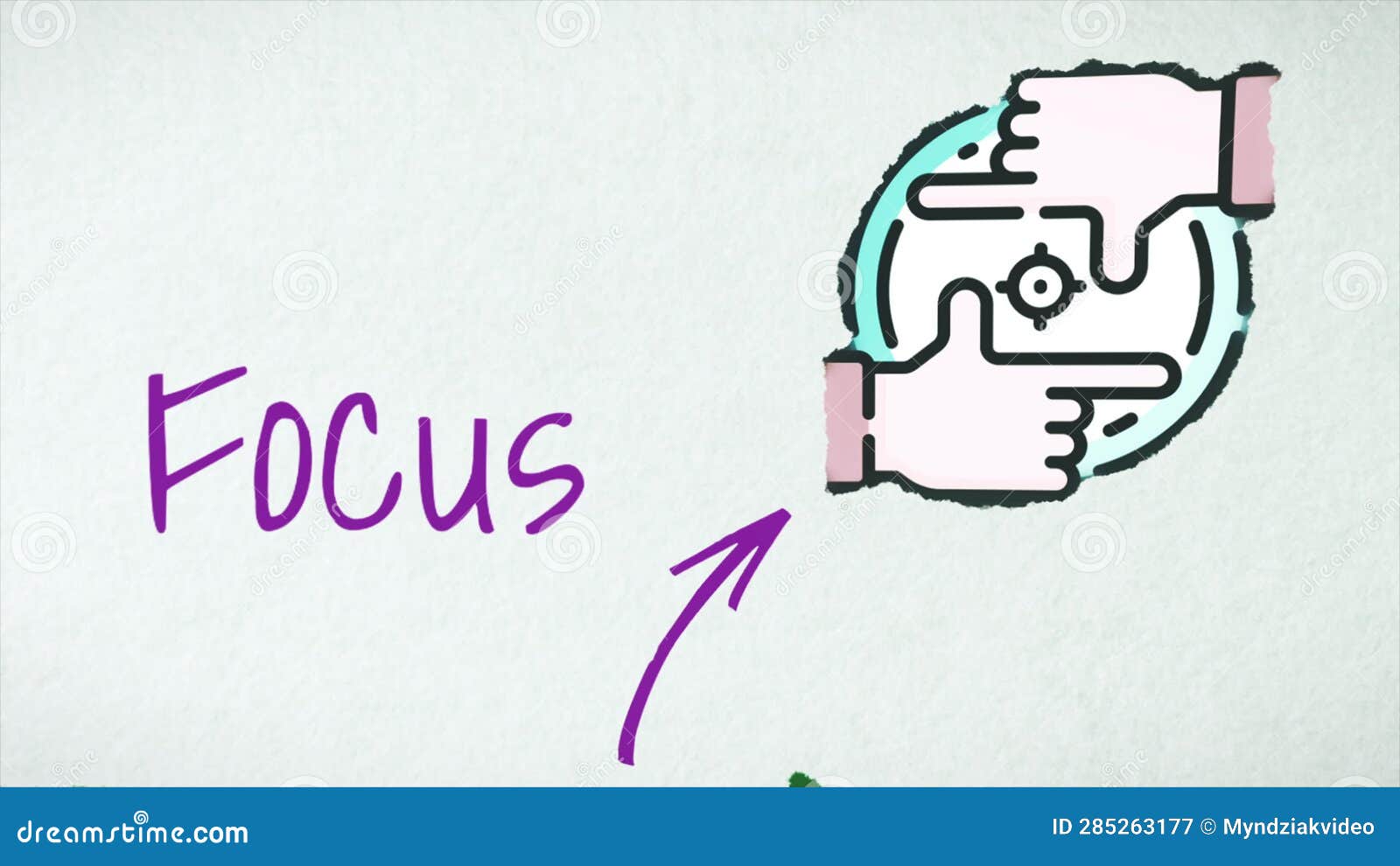 Road To Ideas Concept Loopable Animation. Elements of Idea. Animatiom ...