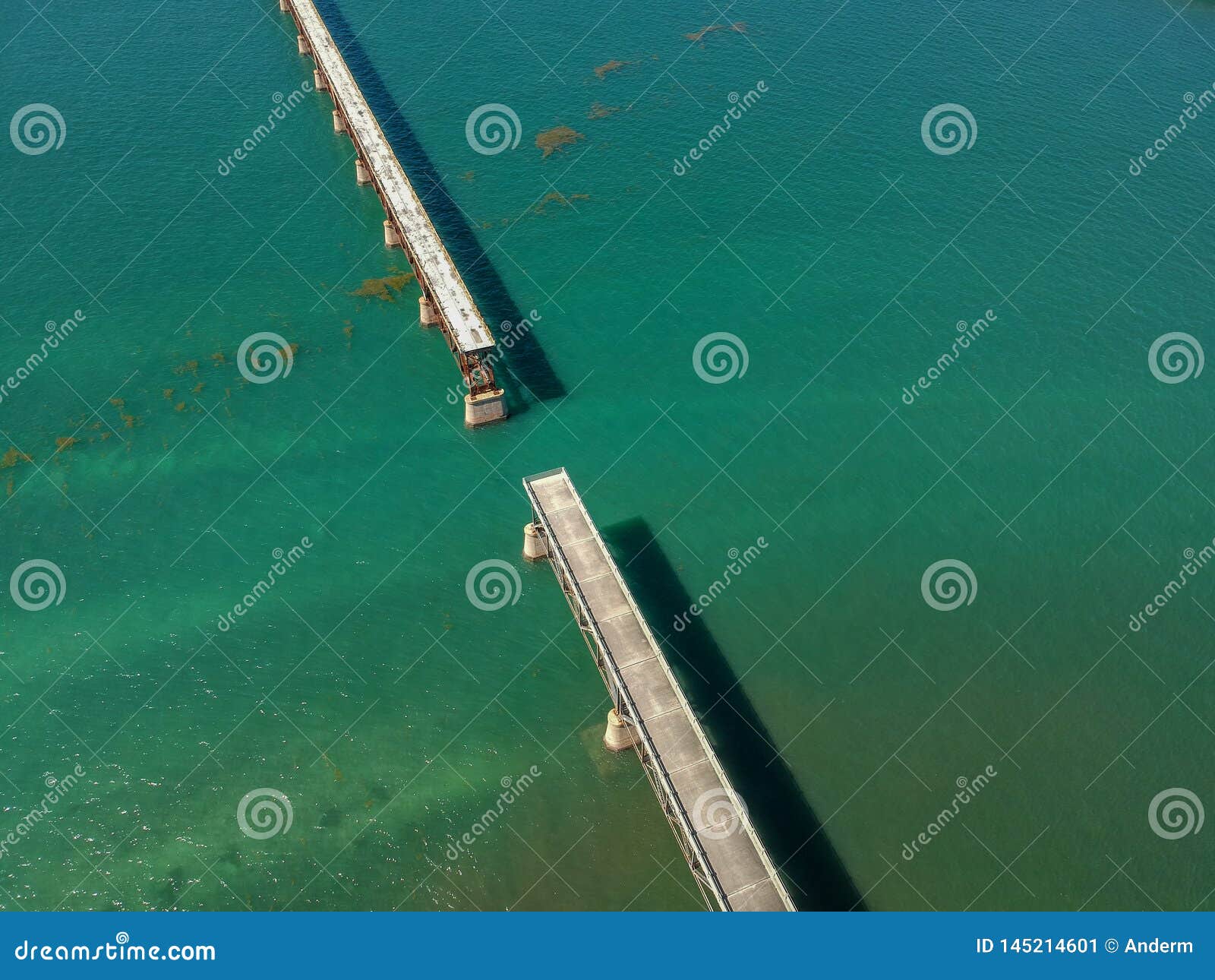 Road 1 To Key West in Florida Keys, USA Stock Image - Image of green ...