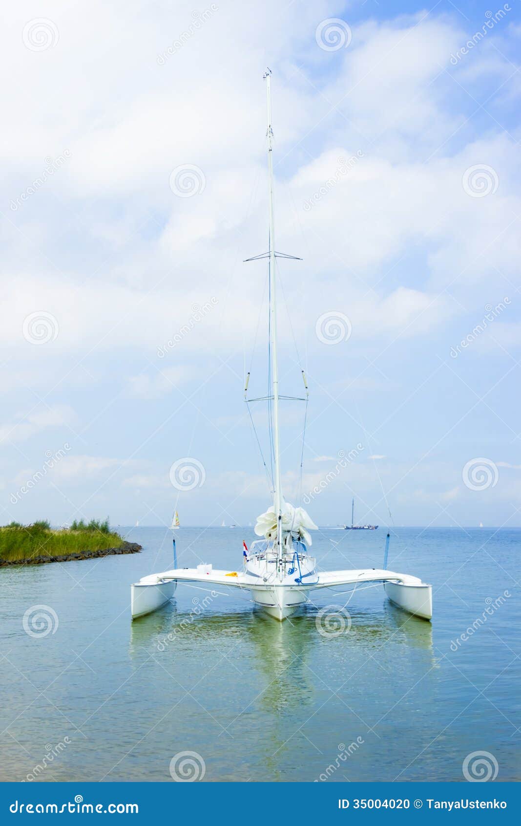 The Road To Lighthouse, Marken, the Netherlands Stock Photo - Image of ...