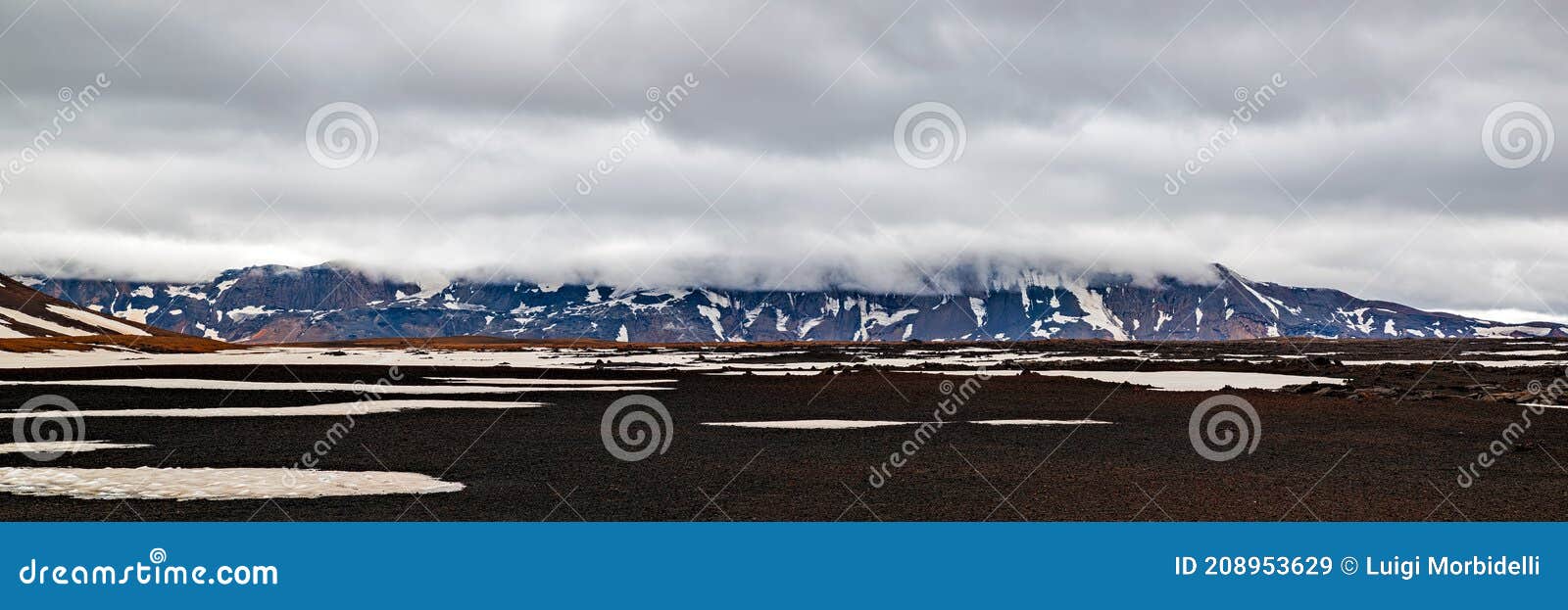 On the Road To Mount Askja Iceland Stock Image - Image of geology, view ...