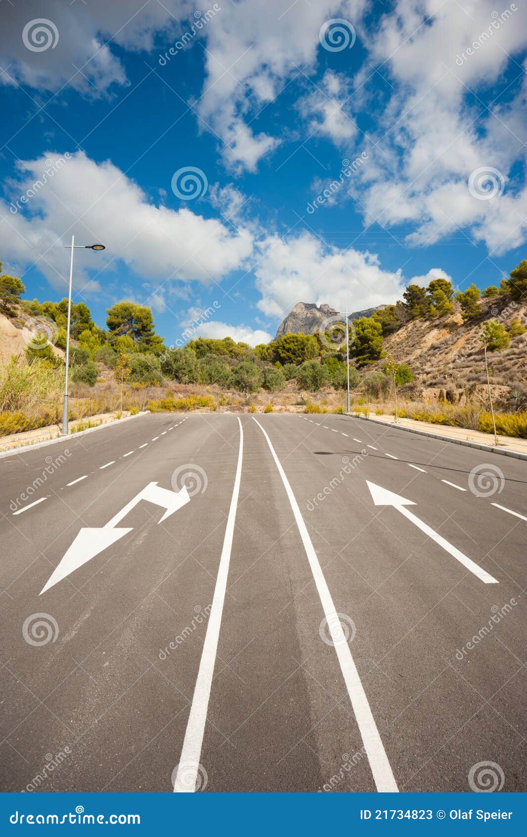 Road to nowhere stock image. Image of infrastructure - 21734823