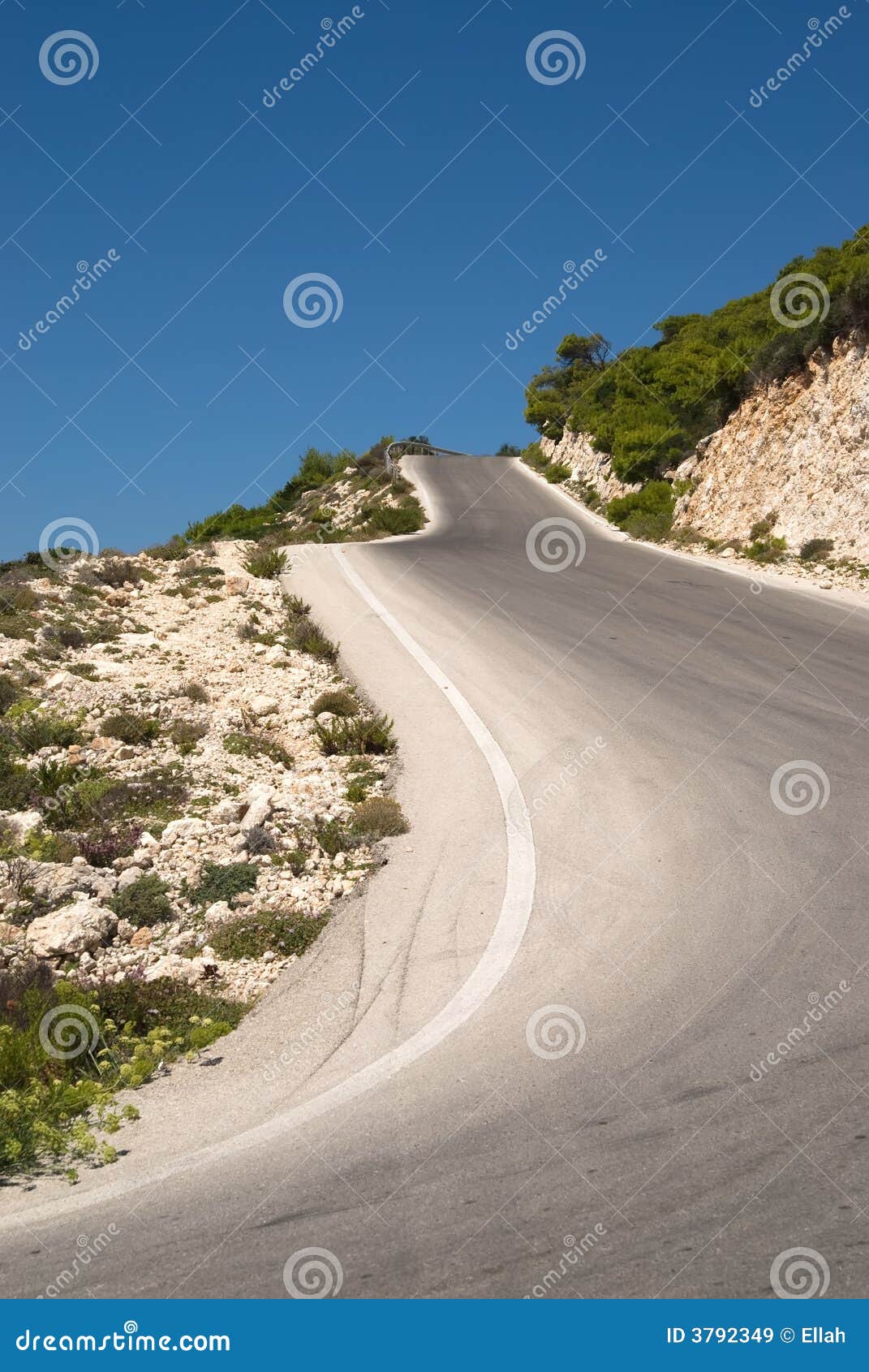 Road to nowhere... stock image. Image of country, line - 3792349