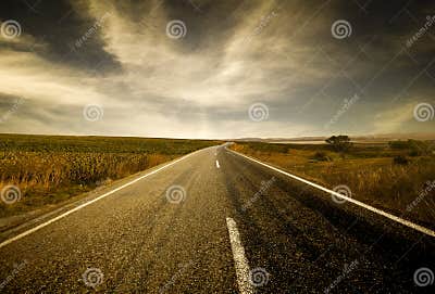 Road to Nowhere stock photo. Image of lane, highway, destination - 6437594