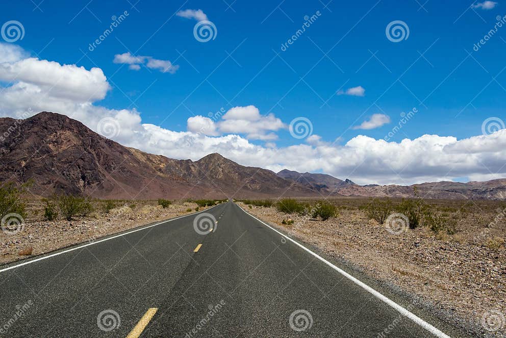 Road to Nowhere stock photo. Image of neveda, landscape - 66161320