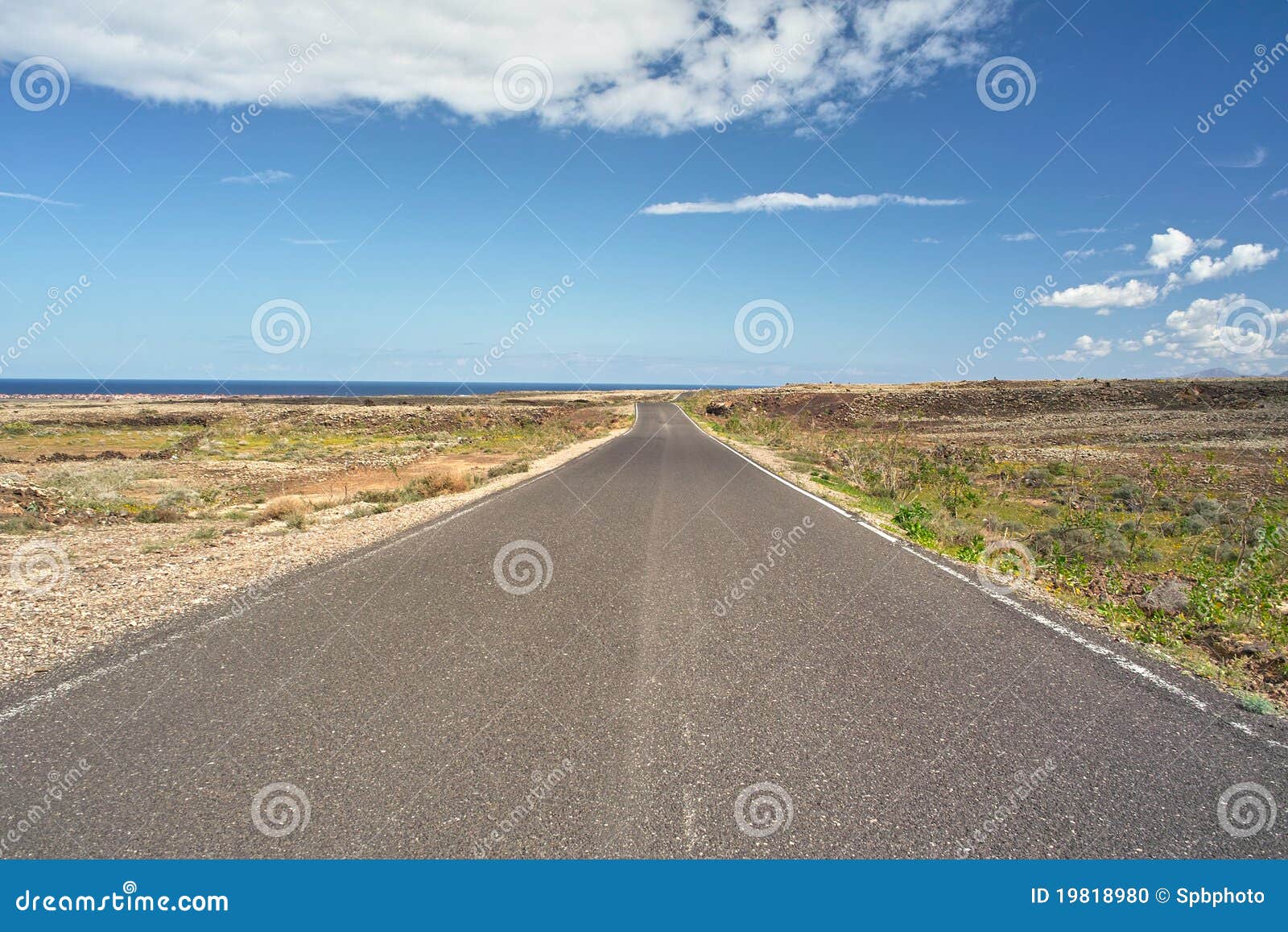 Road to ocean stock photo. Image of outdoor, asphalt - 19818980