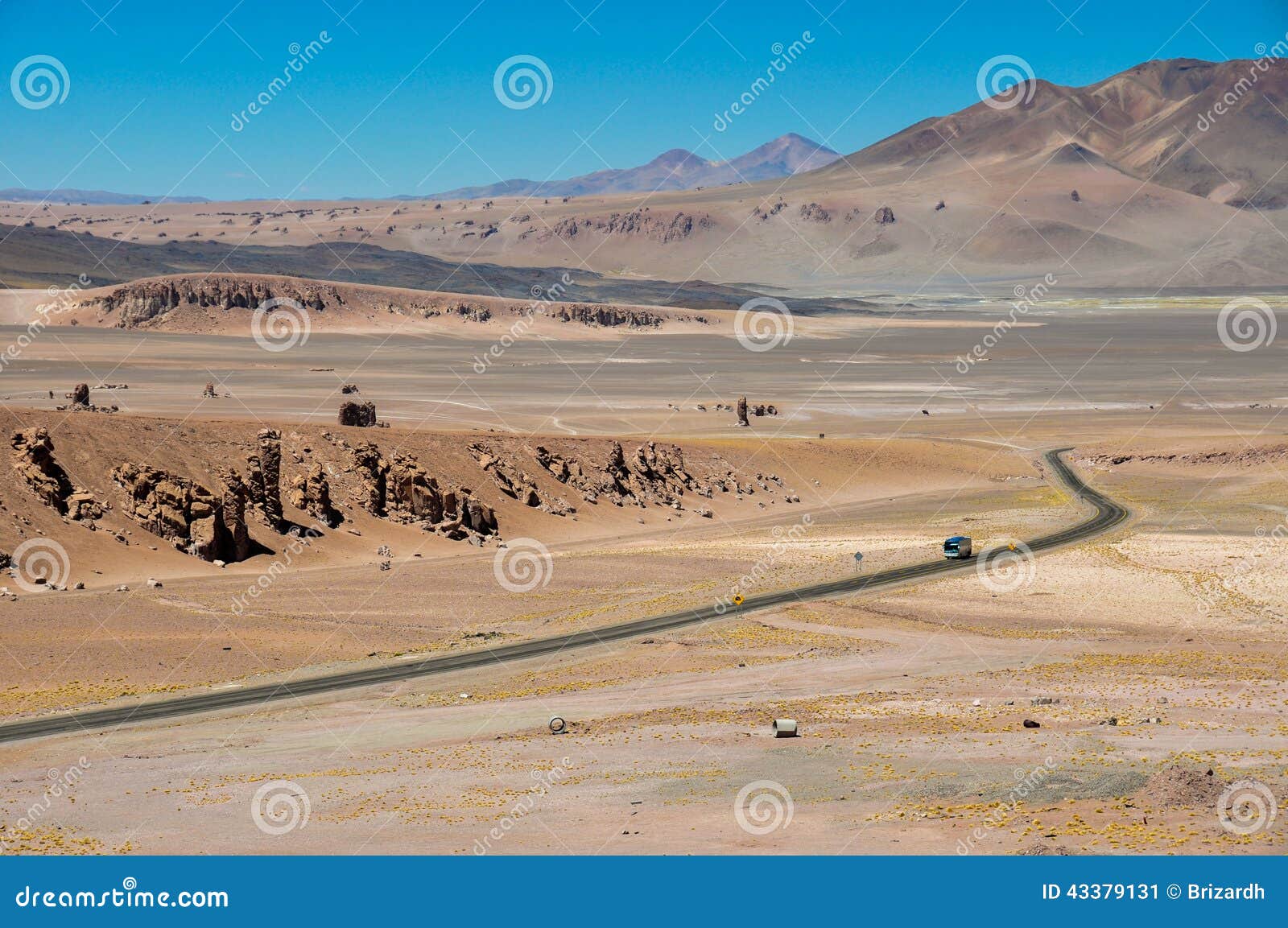 Road To Paso De Jama in North Chile Stock Image - Image of jama ...