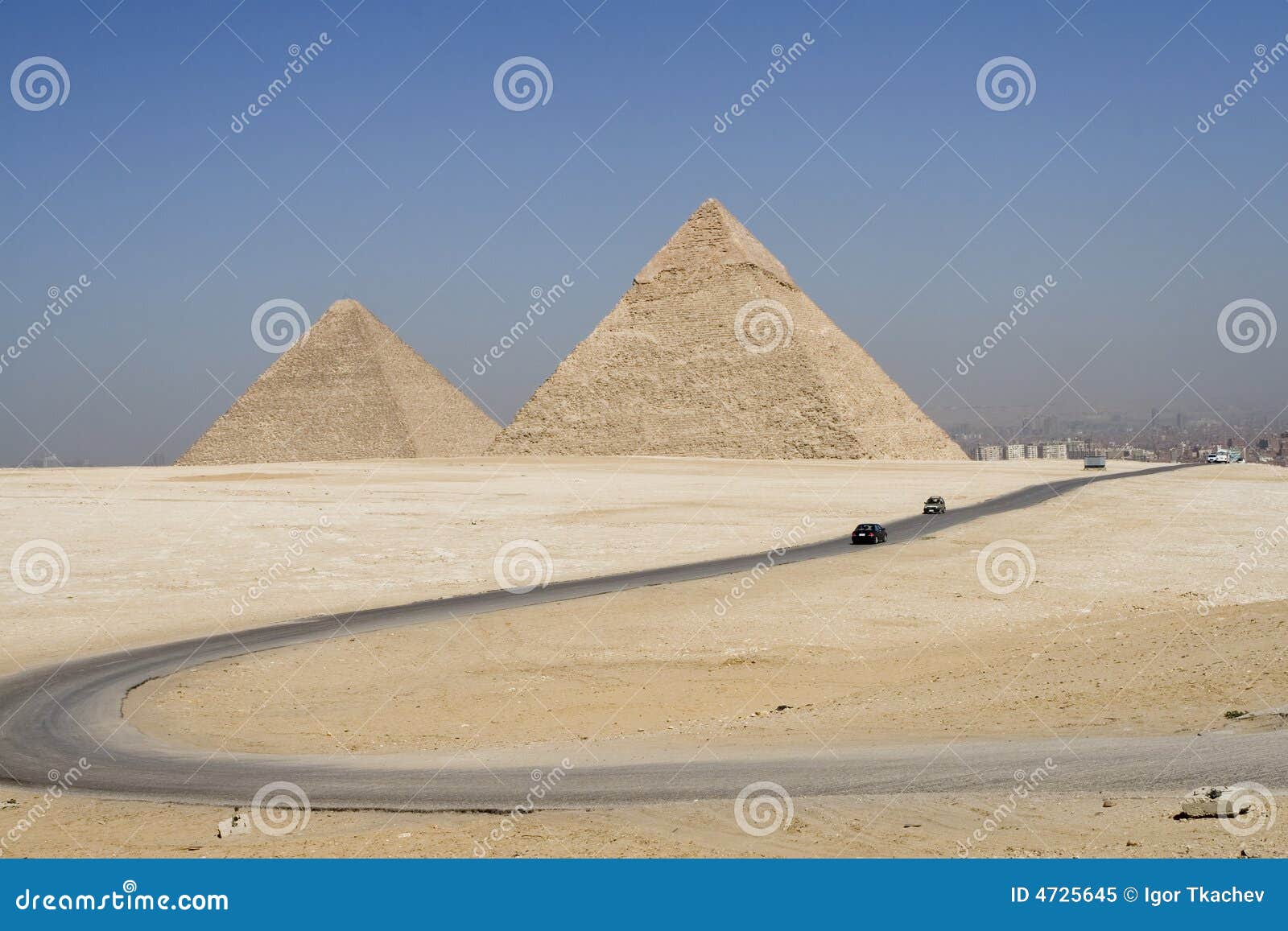 Road To The Pyramids Picture. Image: 4725645